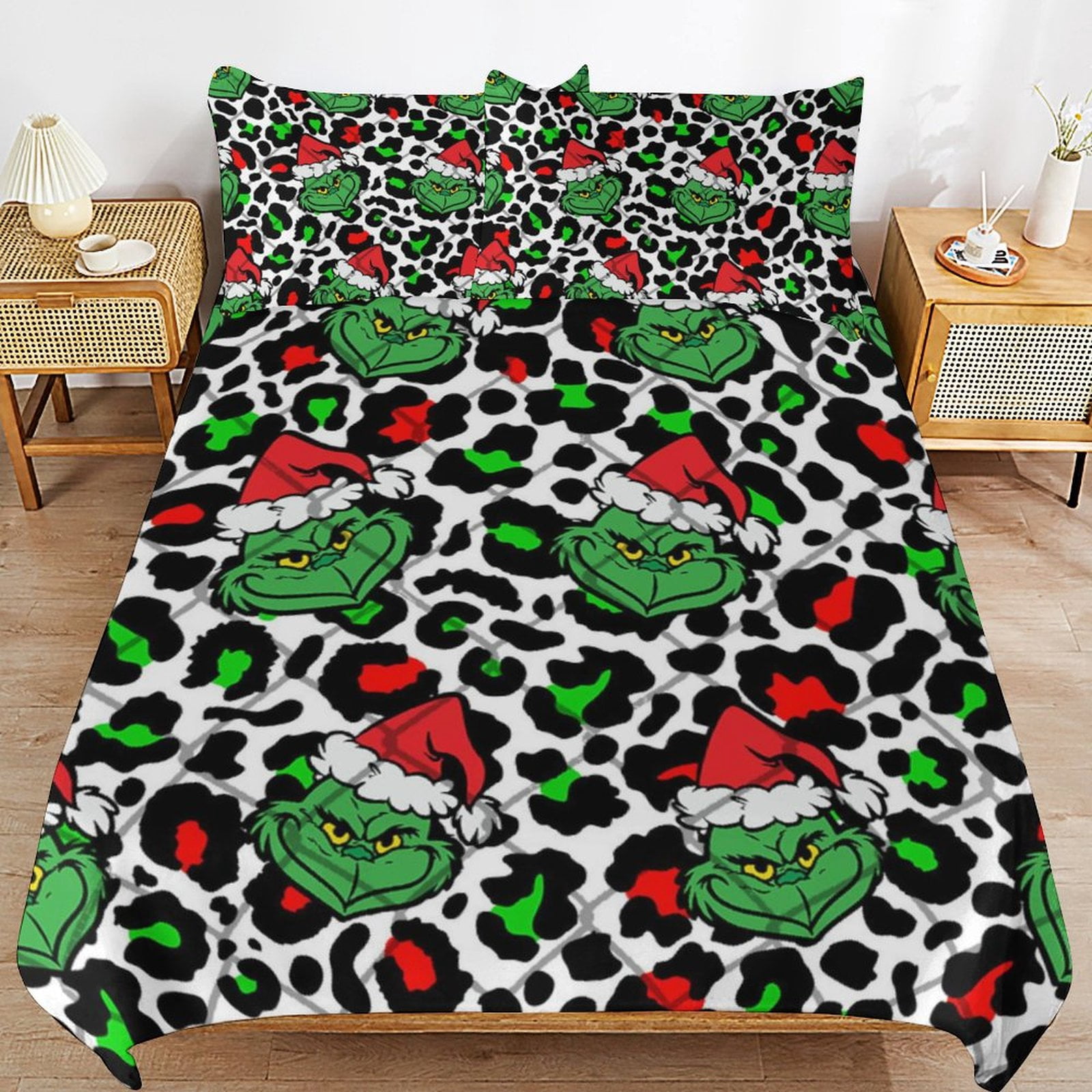 The -Grinch Christmas 3-Piece All Season Bedding Set, Comforter Set ...