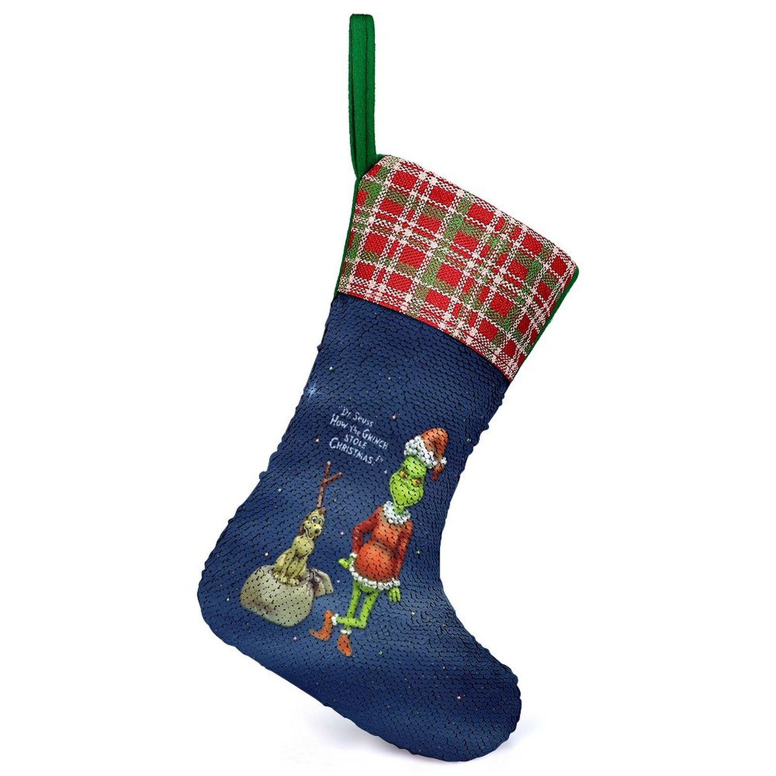 The_Grinch Christmas Stockings Xmas Hanging Stockings for Family ...