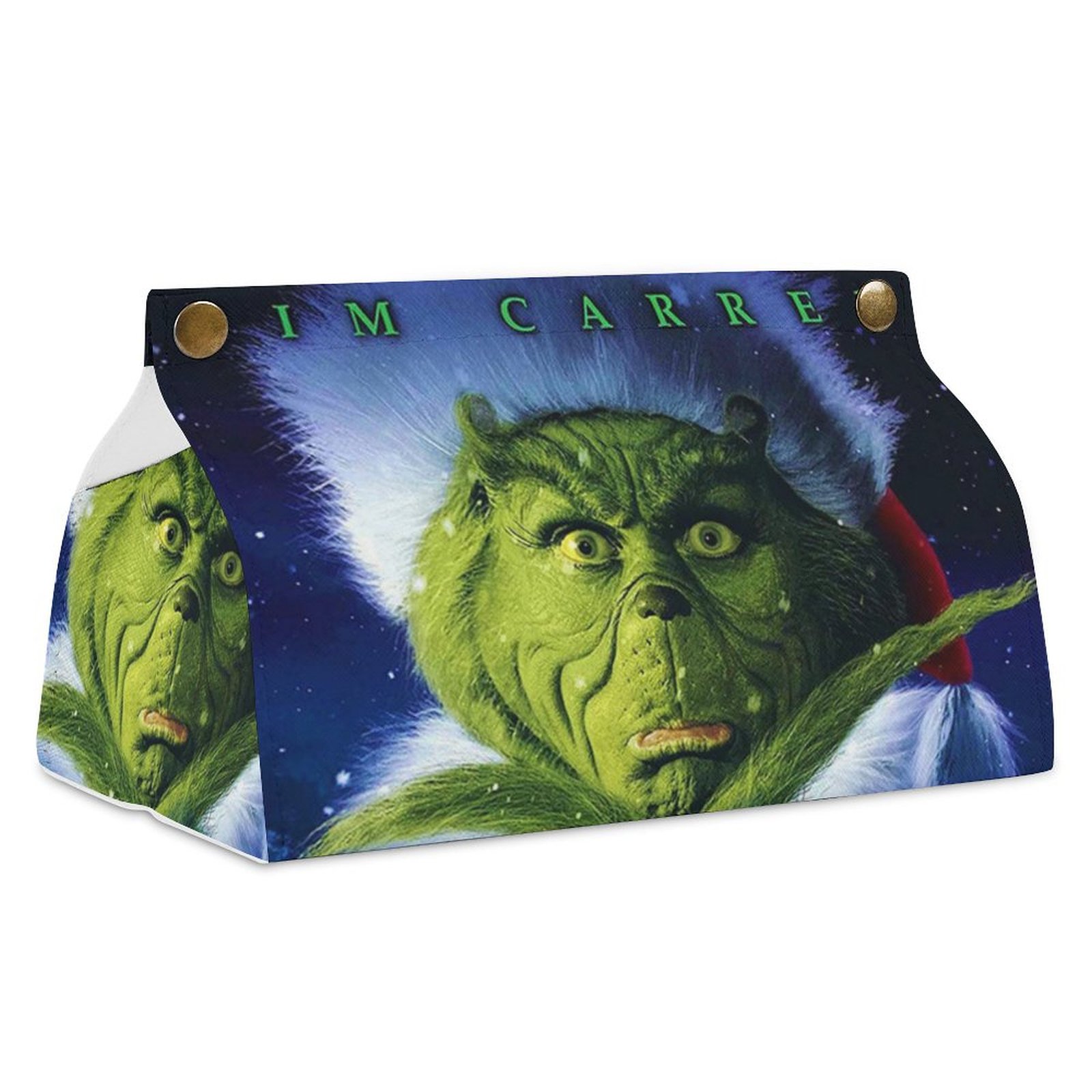 The -Grinch Christmas Tissue Box Cover - PU Tissue Box Cover Decorative ...
