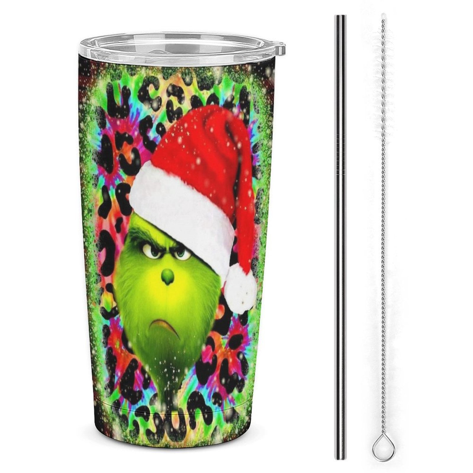 The-Grinch Christmas Travel Coffee Mug Travel Tumbler Cup 20 OZ Tumbler ...