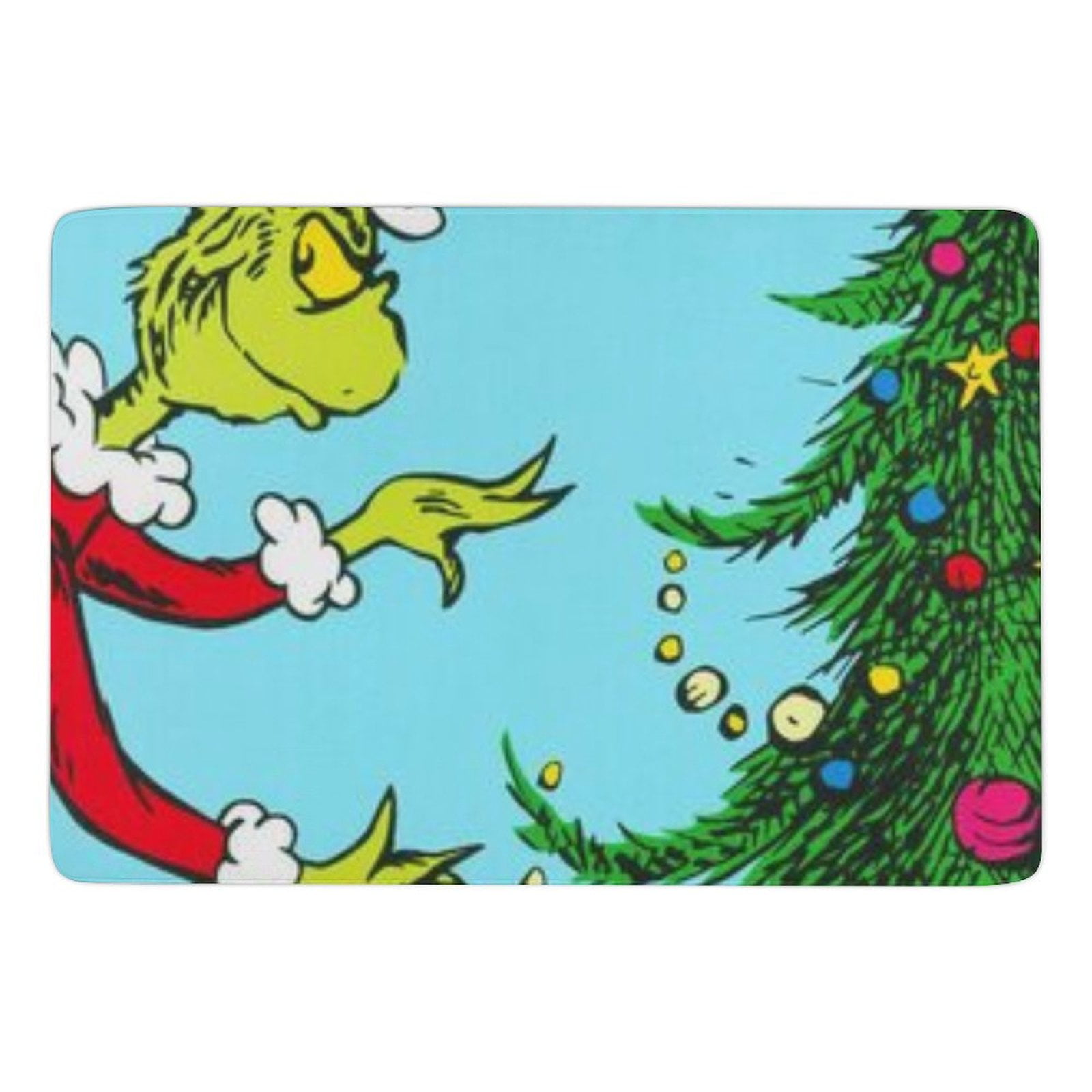 The The-Grinch/Christmas Velvet Floor Mat，Washable Rug for Living Room ...