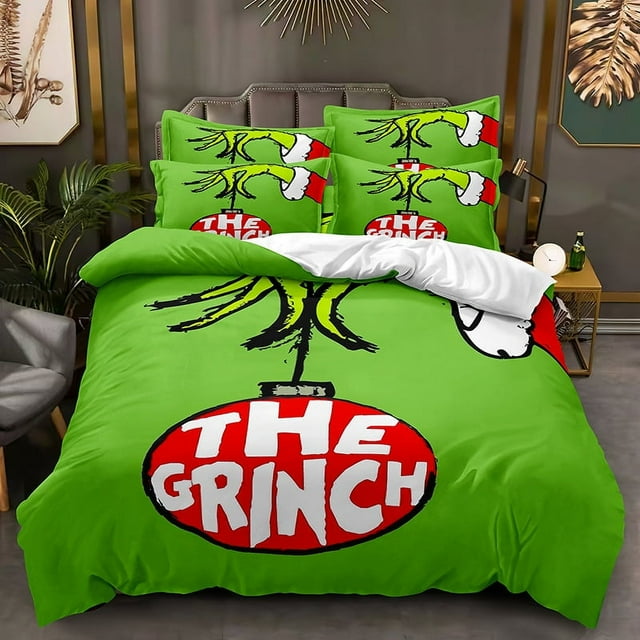 The Grinch Christmas collection cartoon bedding set cute bedding set ...