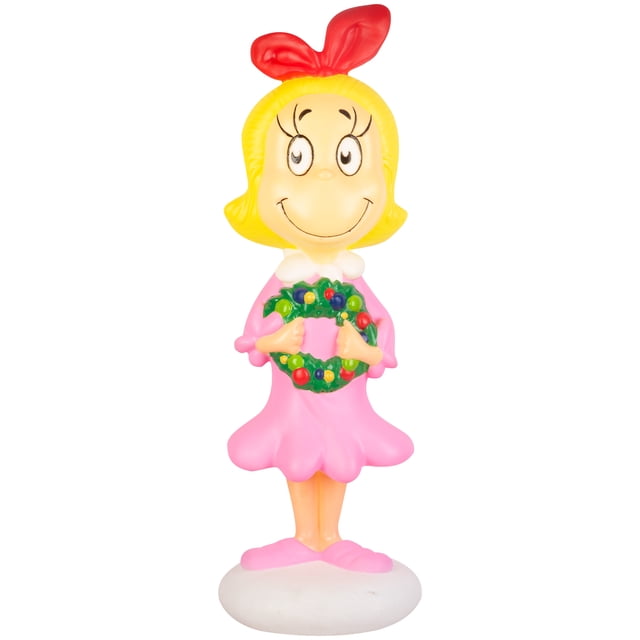 Gemmy 36-Inch LED Lighted Grinch & Cindy Lou Who Christmas Blow Mold ...