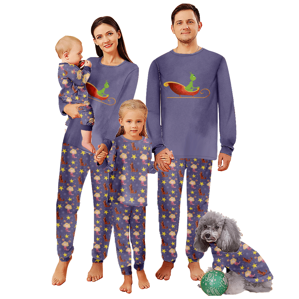 The Grinch Family Pajamas Set For Family Holiday Family Jammies Pajamas the-grinch-family-pajamas-set-for-family-holiday-family-jammies-pajamas