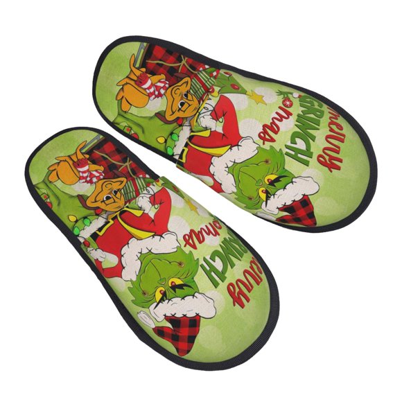 Dr Seuss Grinch Slippers