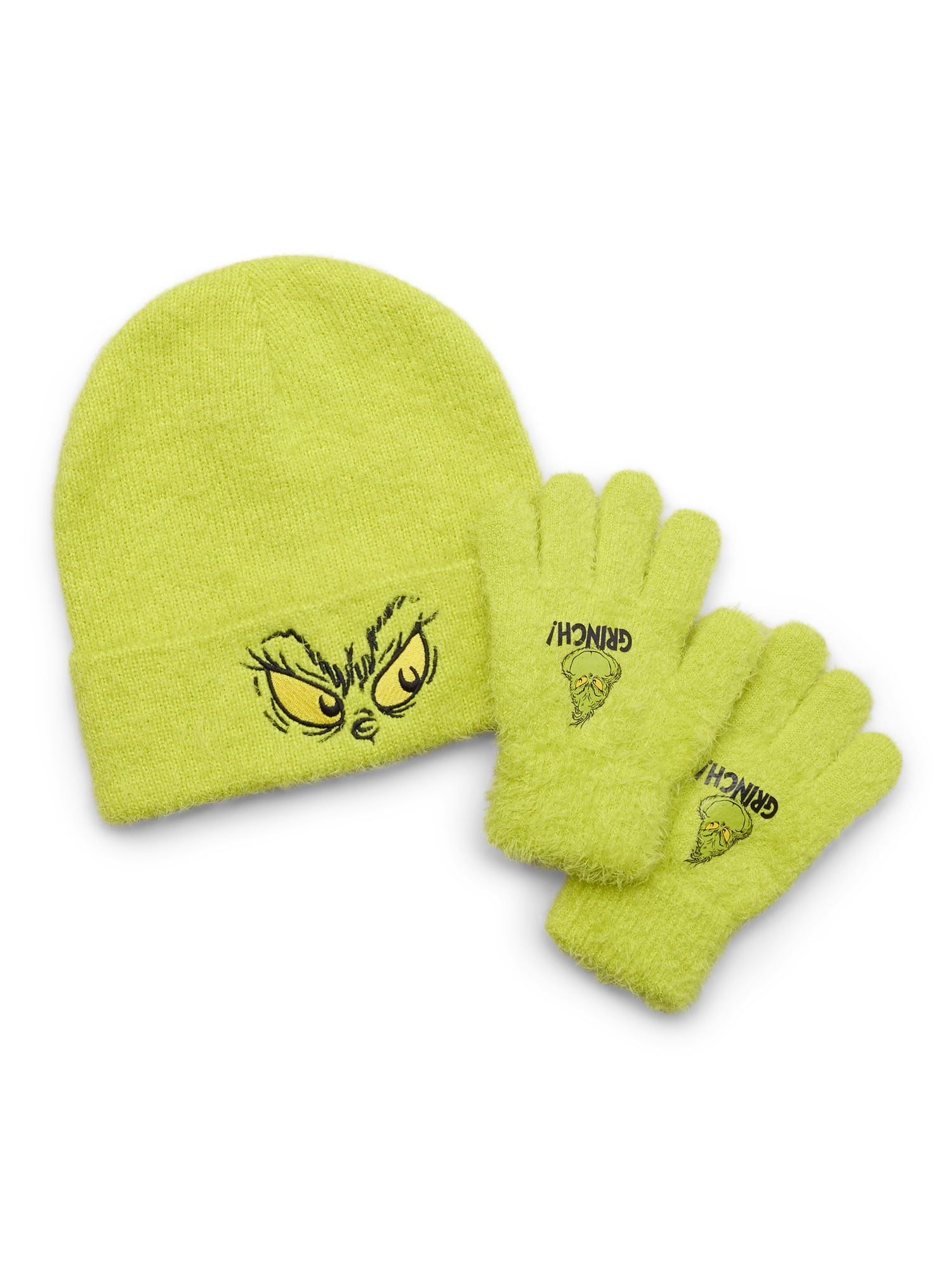 The Grinch Girls Cosplay Beanie Hat and Gloves Set, 2-Pack - Walmart.com