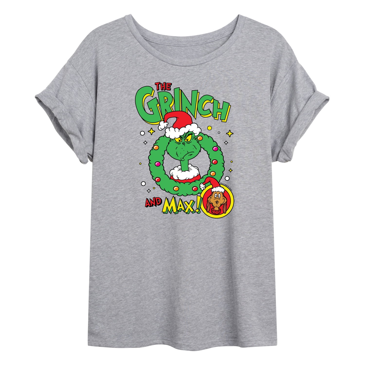 The Grinch - Grinch And Max - Juniors Ideal Flowy Muscle T-Shirt ...