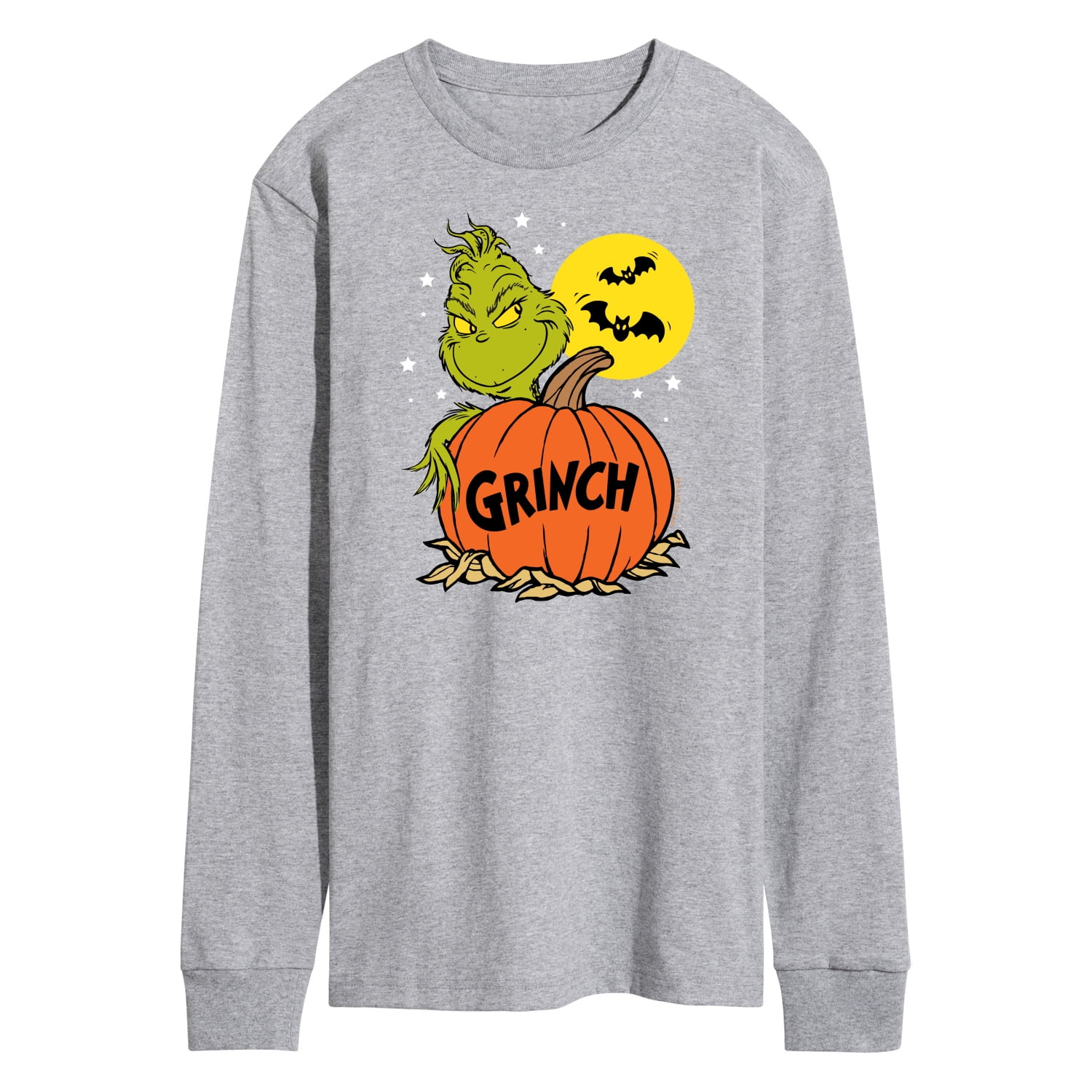 The Grinch - Grinch And Pumpkin - Men's Long Sleeve T-Shirt - Walmart.com