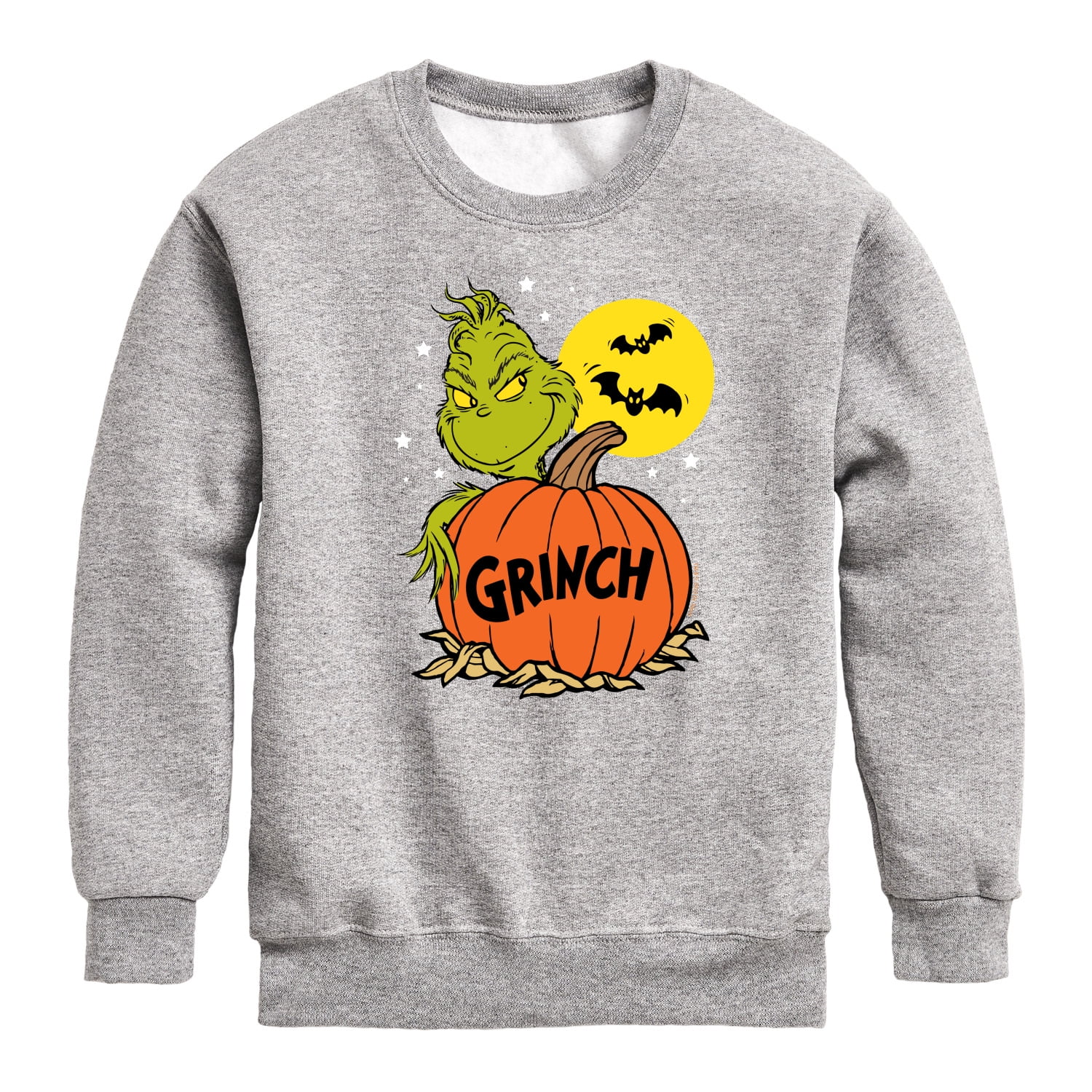 The Grinch - Grinch And Pumpkin - Toddler & Youth Crewneck Fleece ...