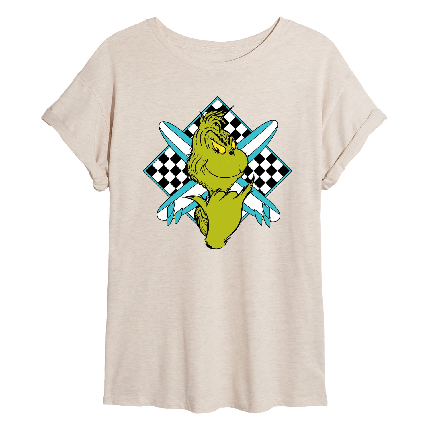 The Grinch - Grinch Crossed Surfboards - Juniors Ideal Flowy Muscle T ...