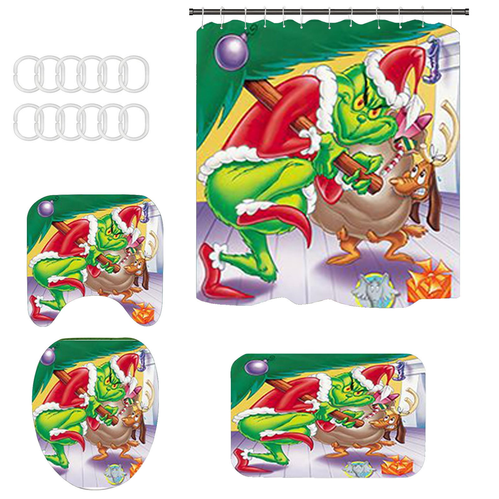 The Grinch, Grinch Decor, Grinch Christmas Decorations, Grinch Bathroom ...