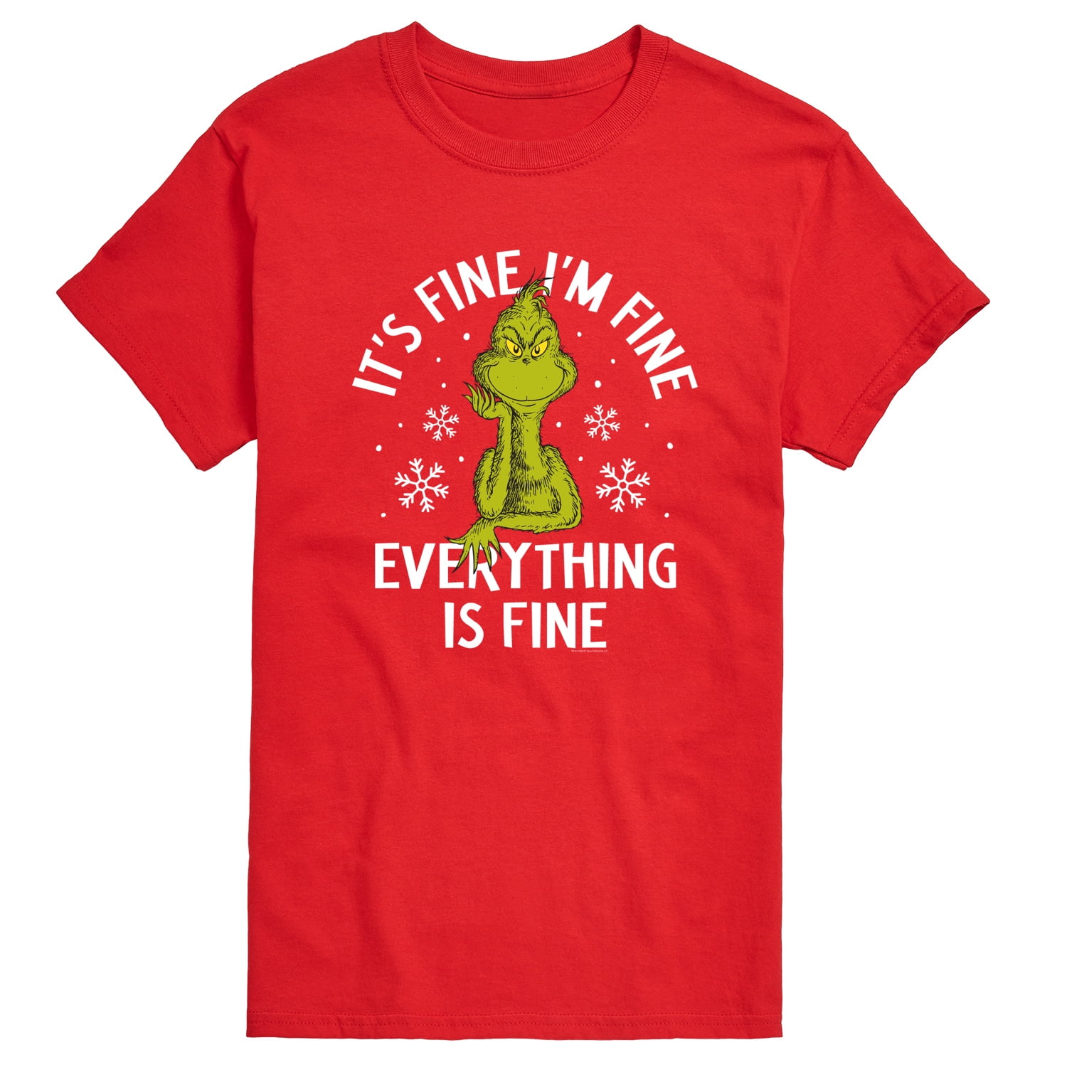 The Grinch - Grinch It's Fine I'm Fine Everything Is Fine - Men's Short ...