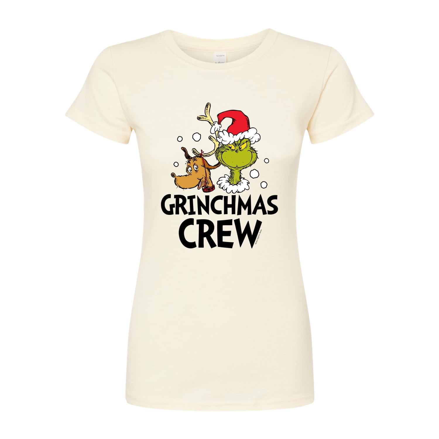 The Grinch - Grinchmas Crew - Juniors Fitted Graphic T-Shirt - Walmart.com