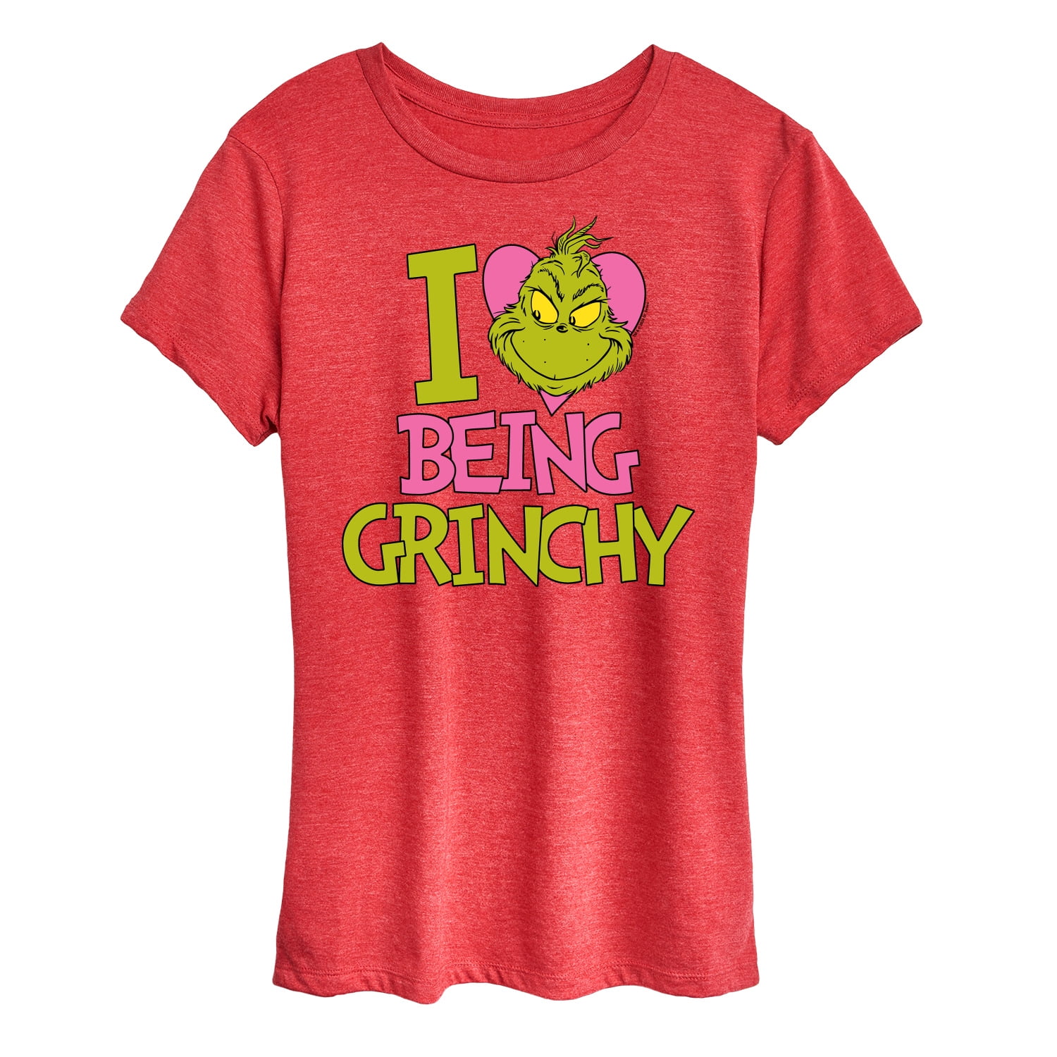The Grinch - I Love Being Grinchy - Women's Short Sleeve Graphic T ...
