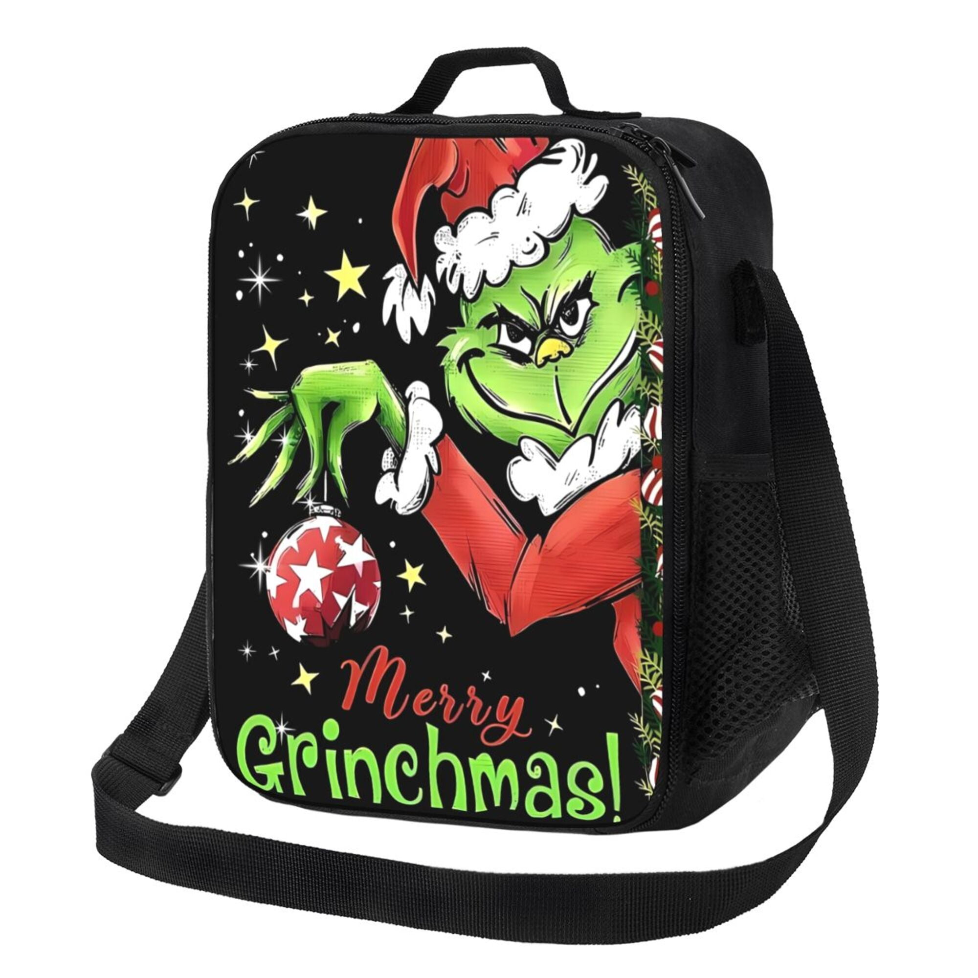 The Grinch Insulated Lunch Bag Lunch Box Lightweight Durable Lunch Tote ...