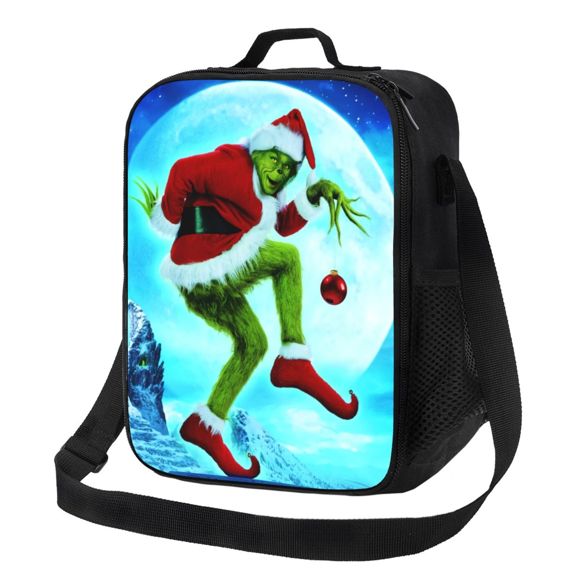 The Grinch Insulated Lunch Bag Lunch Box Lightweight Durable Lunch Tote ...