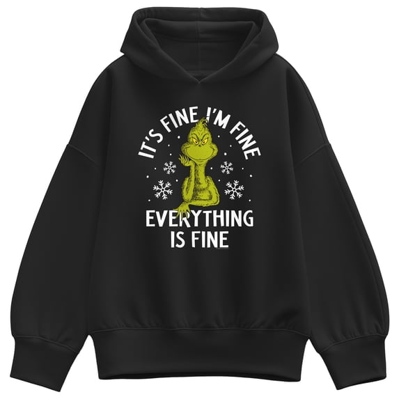The Grinch - It's Fine I'm Fine Everything Is Fine - Women's Oversized ...