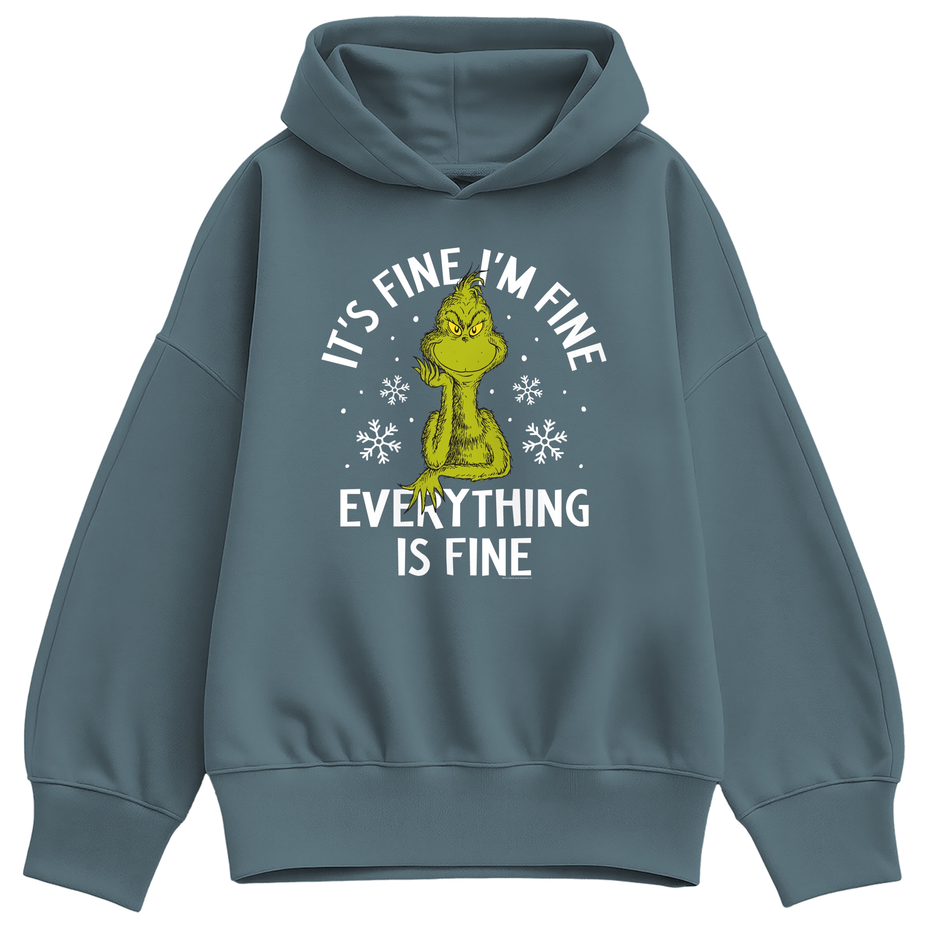 The Grinch - It's Fine I'm Fine Everything Is Fine - Women's Oversized ...