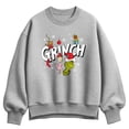 The Grinch - Logo Group - Women's Oversized Fleece Crew Sweatshirt ...