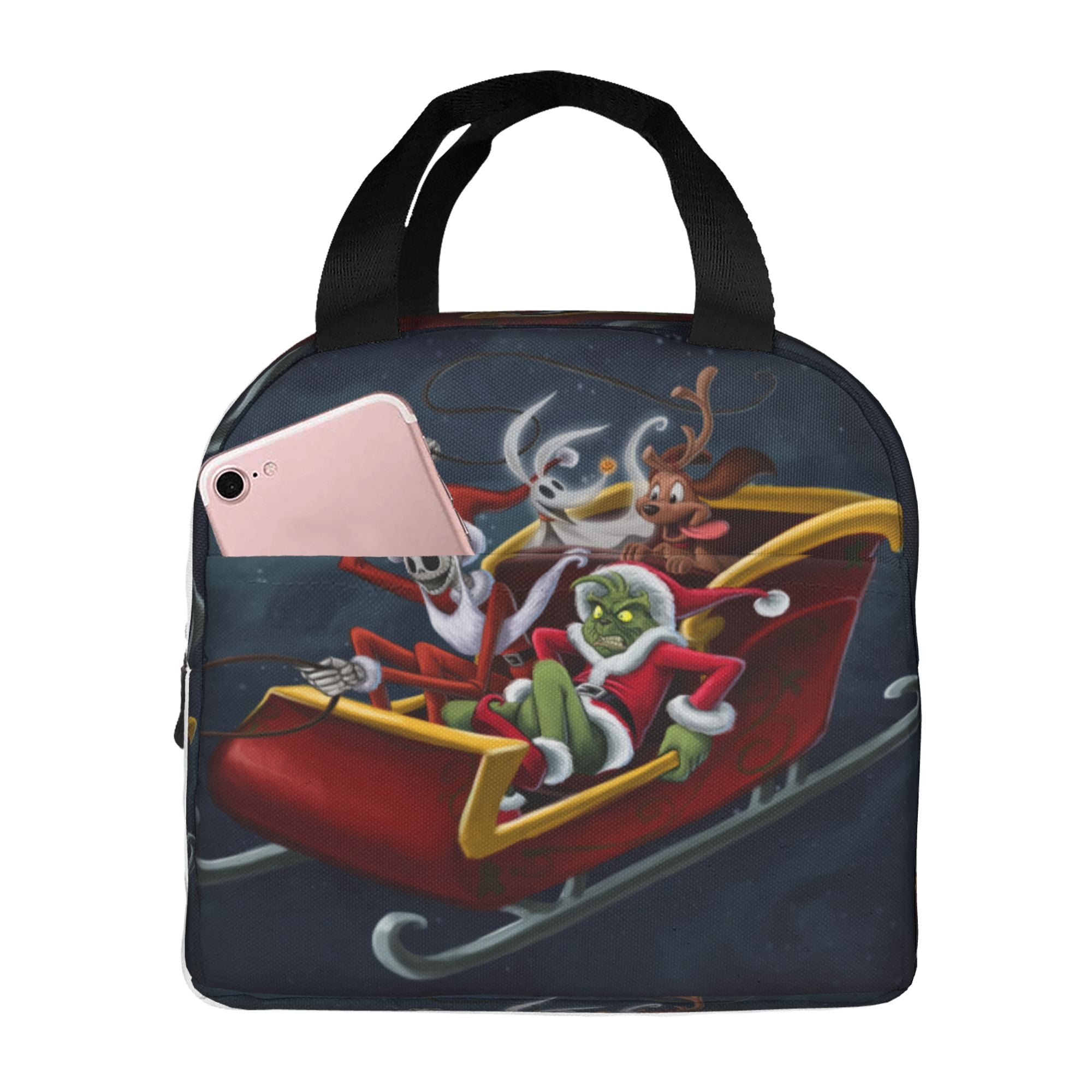 The Grinch Lunch Bag Lunch Bag Tote Bag Insulated Lunch Box Picnic ...