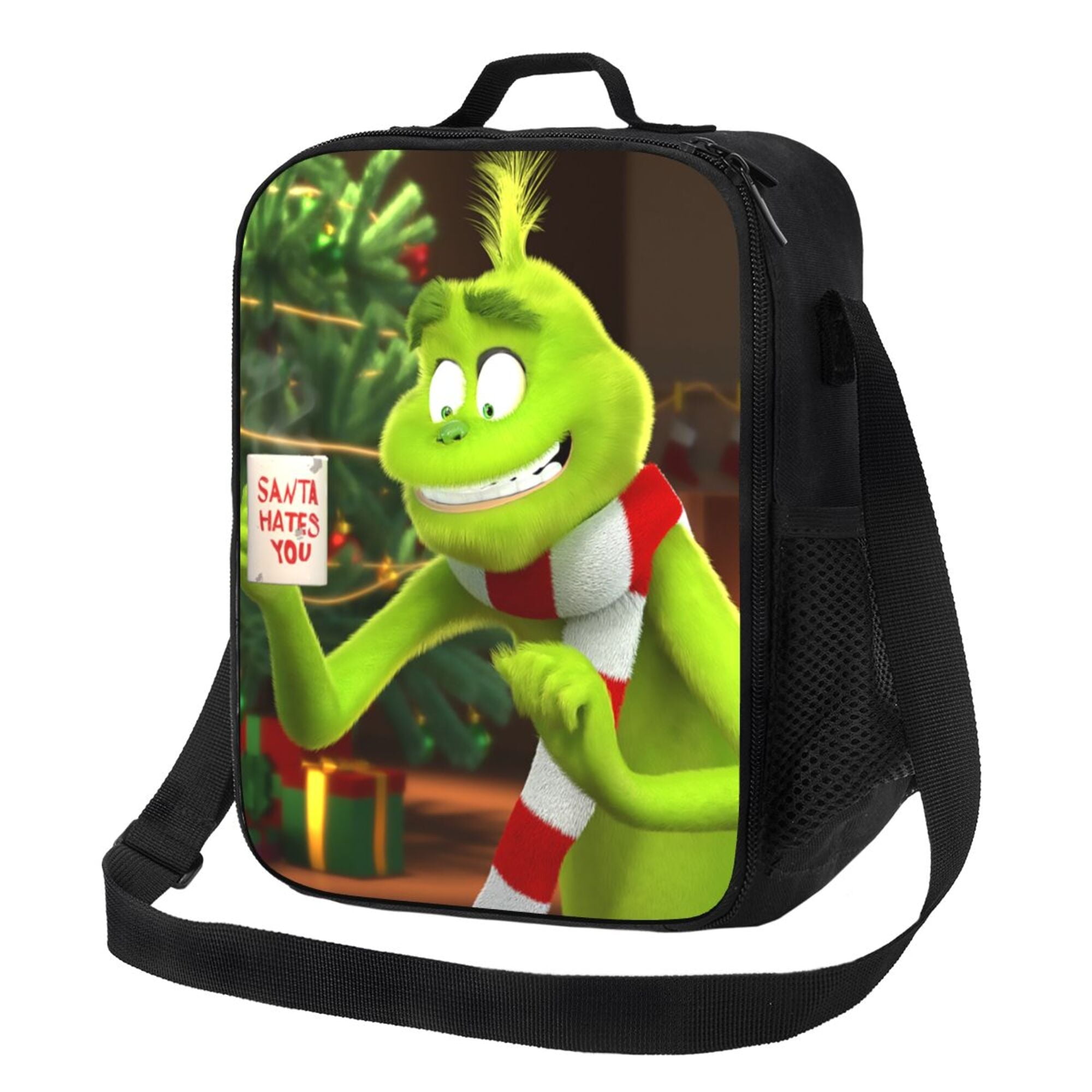 The Grinch Lunch Bag Lunch Box Lightweight Durable Lunch Tote Bag ...