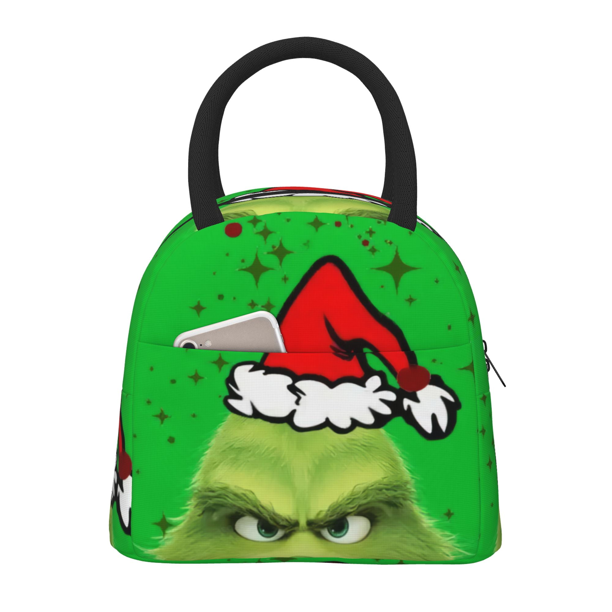 The Grinch Lunch Box Lunch Bag for Adult Kids, Large Portable Leakproof ...
