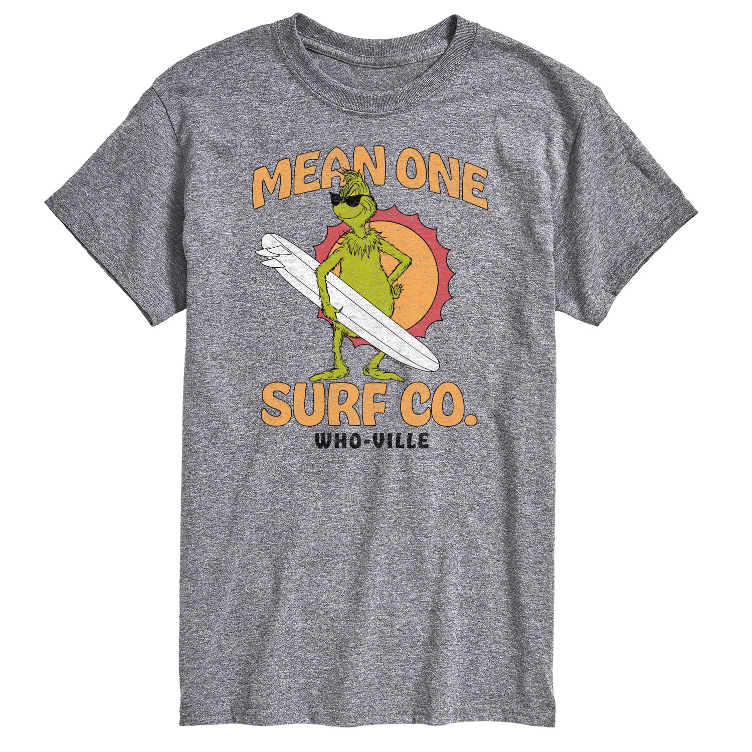 The Grinch - Mean One Surf Co - Men's Short Sleeve Graphic T-Shirt ...