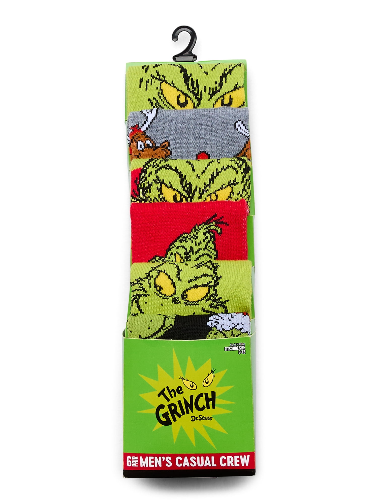Grinch Socks