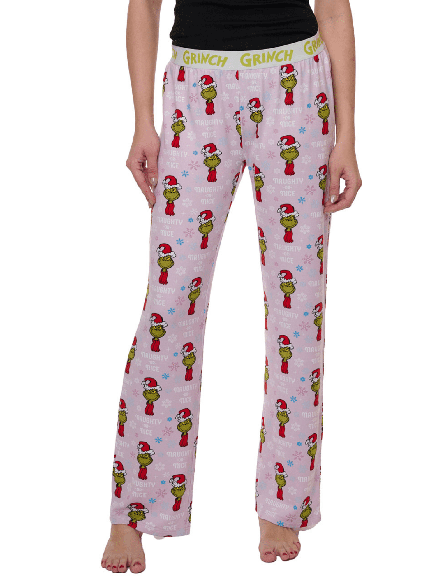 Womens The Grinch Pajama Pants Sleepwear Lounge Pants Naughty or Nice ...