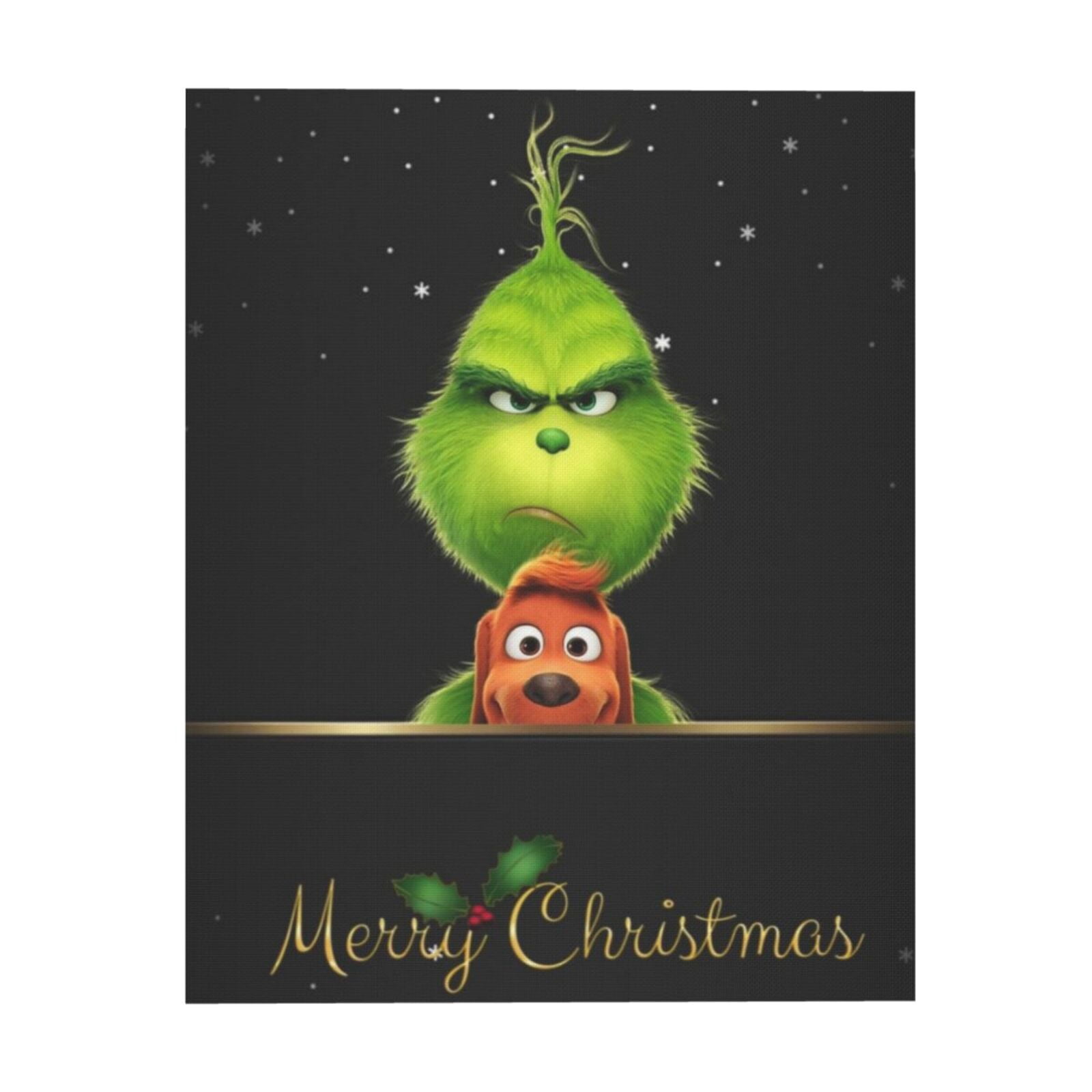 The Grinch Poster , HD Print Canvas Art for Home Bedroom Playroom Wall ...