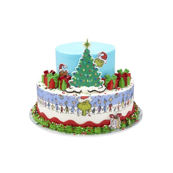 Grinch Christmas Cake