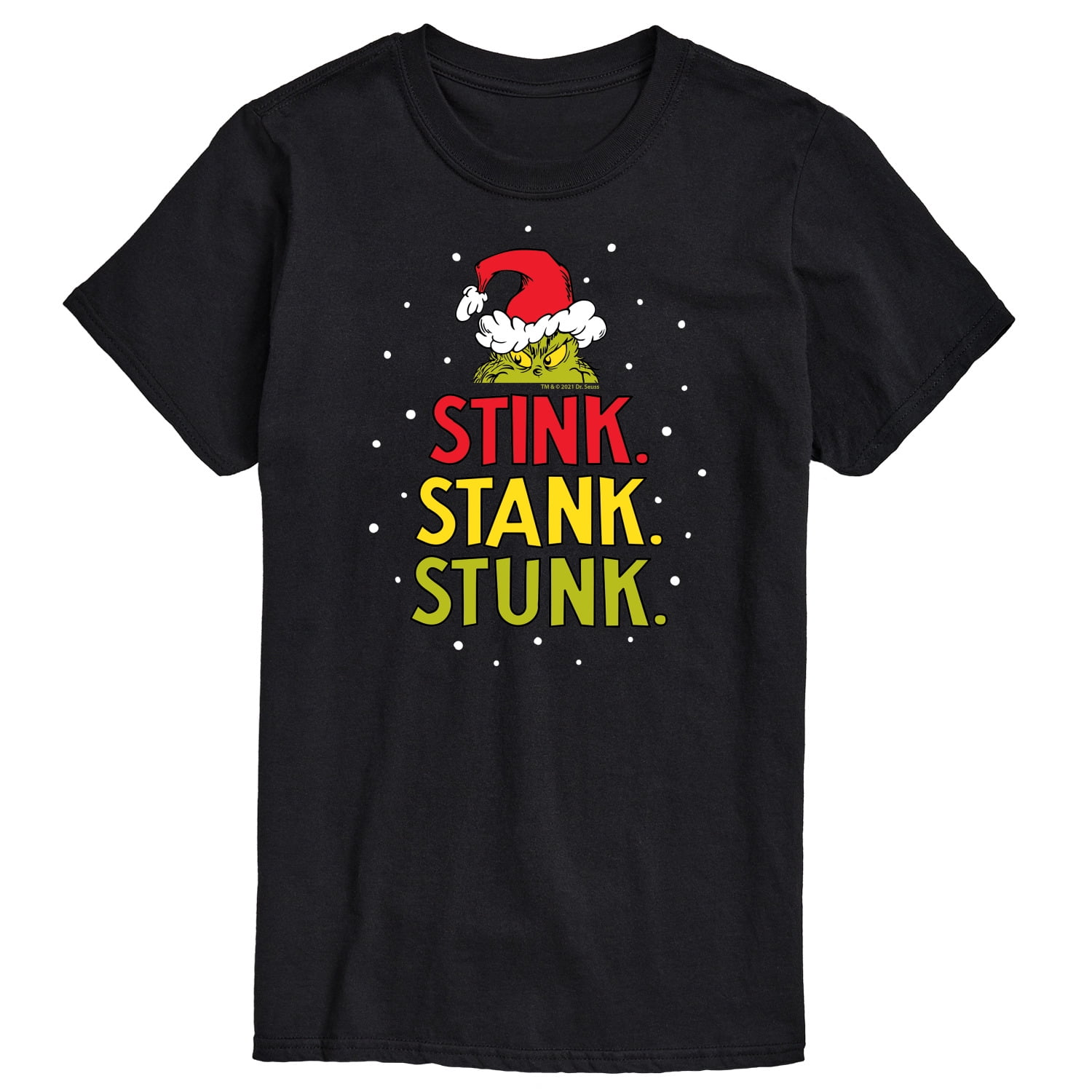 The Grinch - Stink Stank Stunk - Men's Short Sleeve Graphic T-Shirt ...