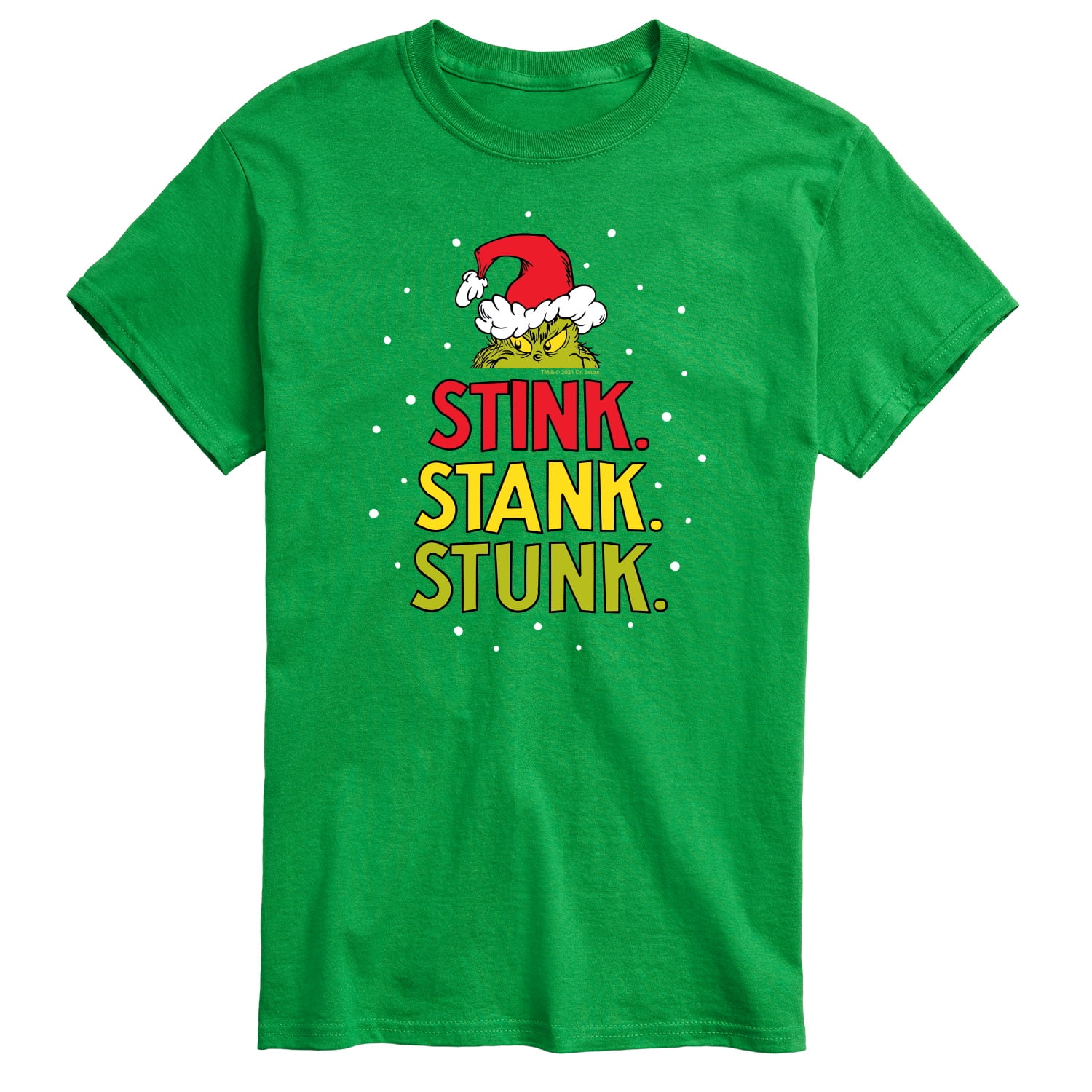 The Grinch - Stink Stank Stunk - Men's Short Sleeve Graphic T-Shirt ...