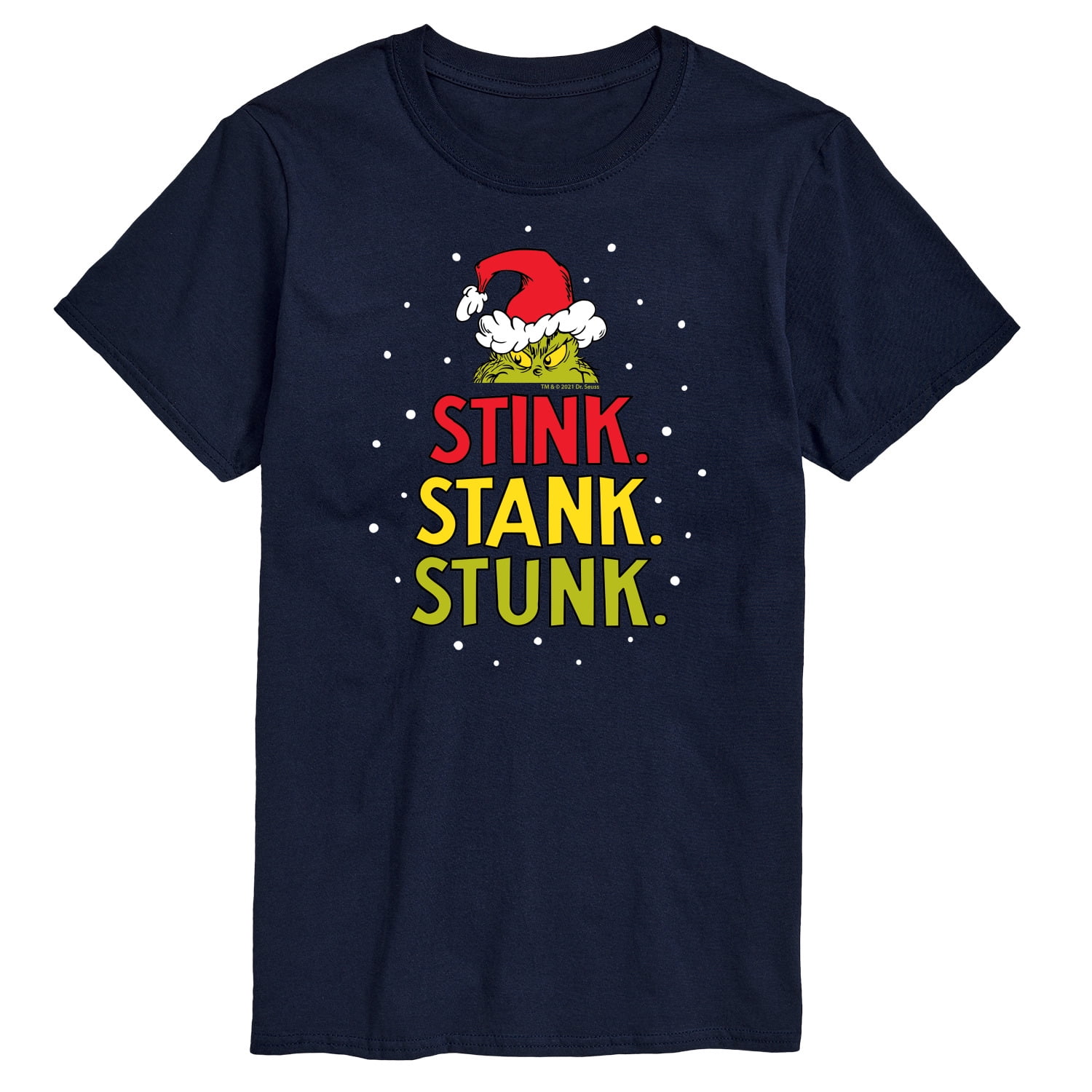 The Grinch - Stink Stank Stunk - Men's Short Sleeve Graphic T-Shirt ...