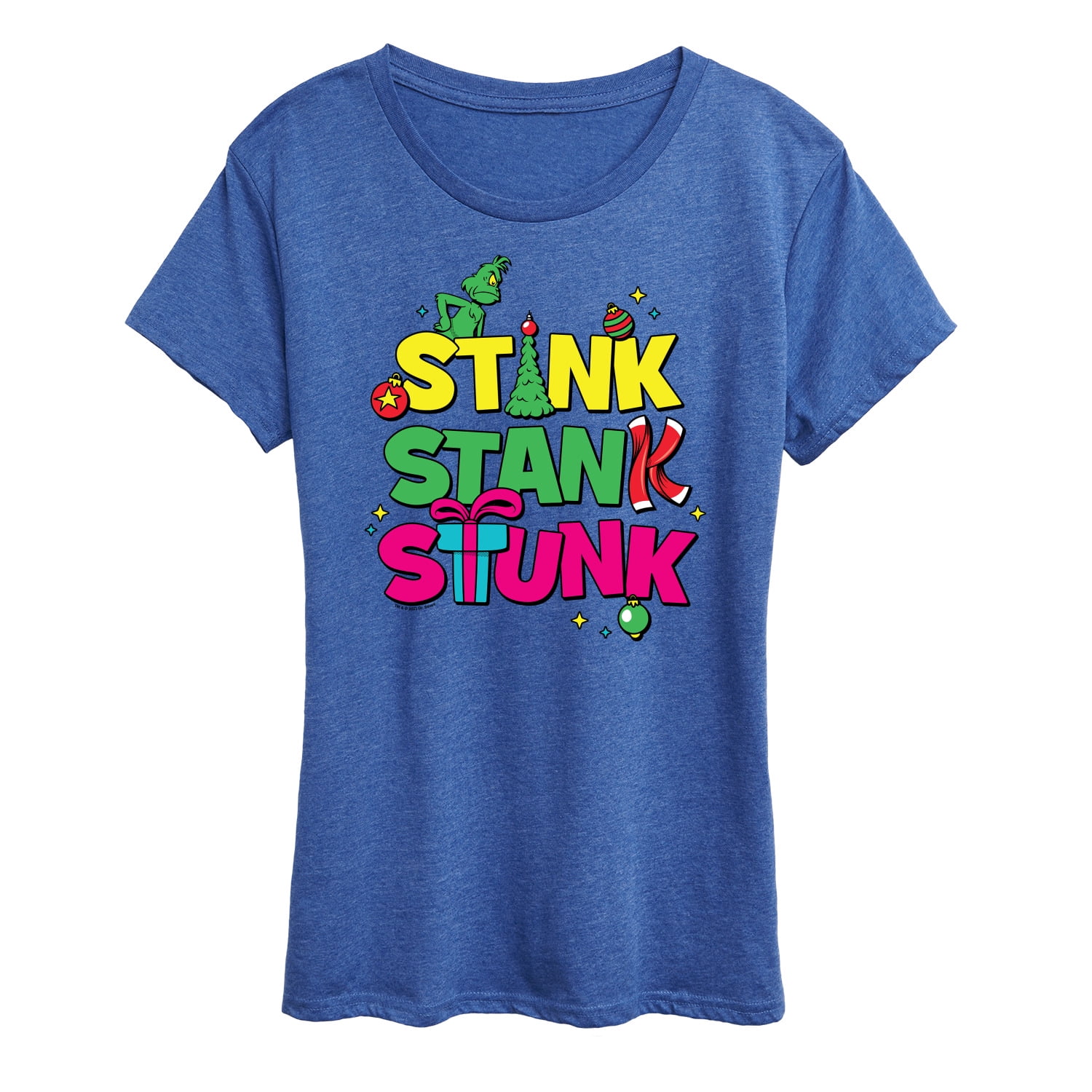 The Grinch - Stink Stank Stunk - Women's Short Sleeve Graphic T-Shirt ...