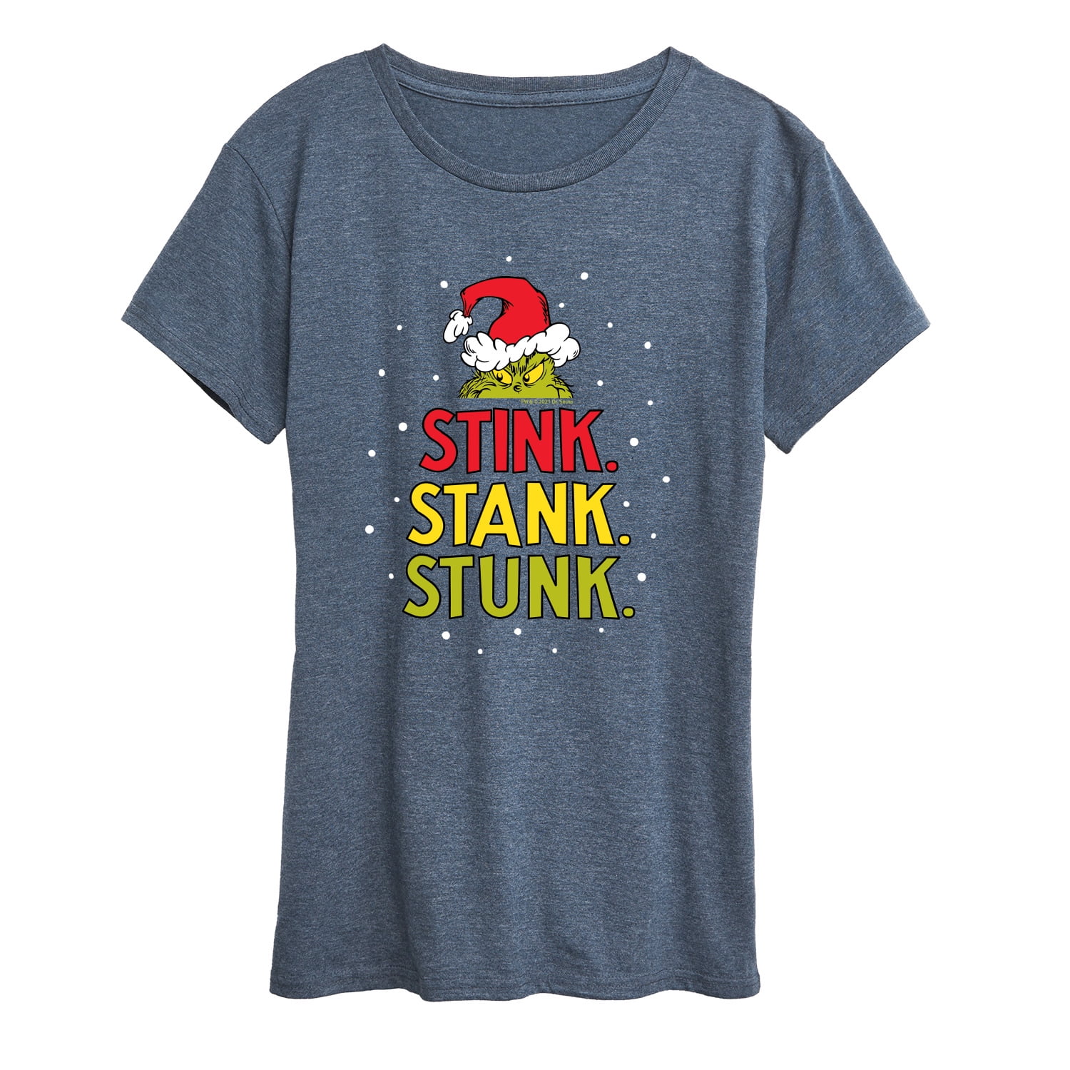 The Grinch - Stink Stank Stunk - Women's Short Sleeve Graphic T-Shirt ...