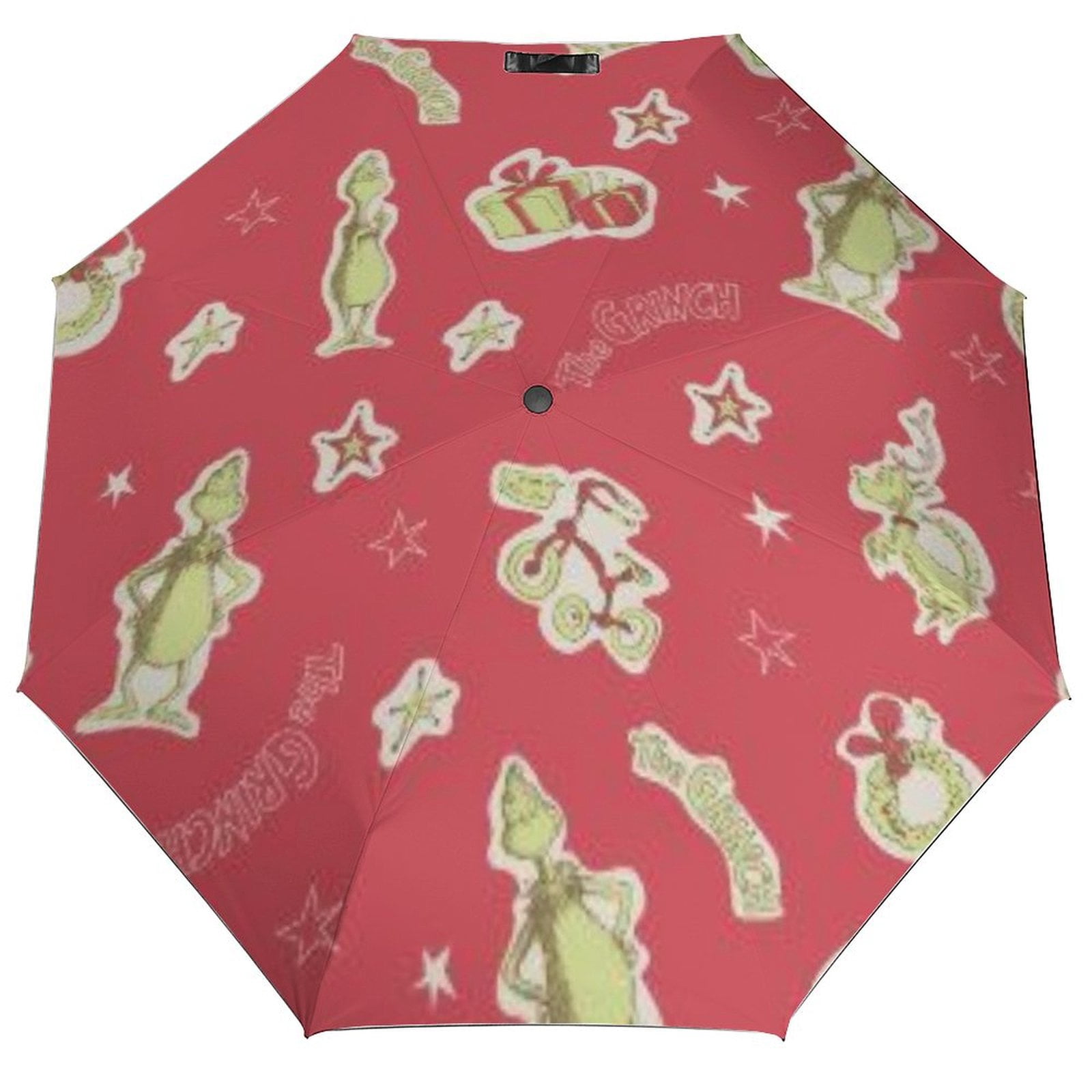 The-Grinch Sun umbrella Automatic Open/Close Sun Rain Travel Umbrella ...