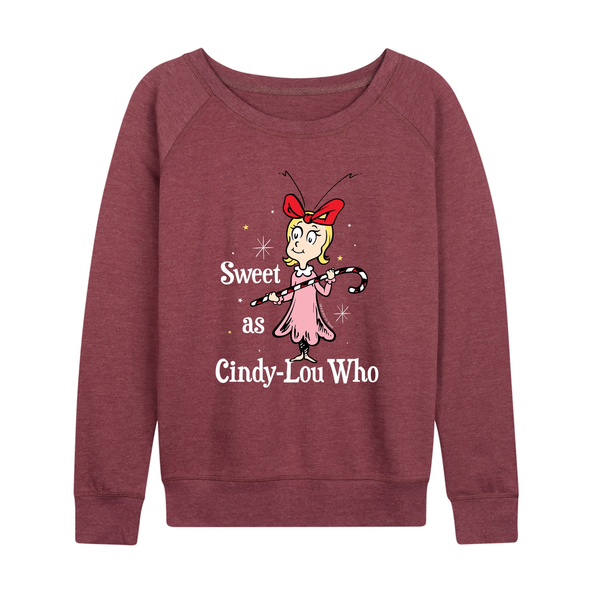 The Grinch - Sweet As Cindy Lou Who - Women's French Terry Long Sleeve ...