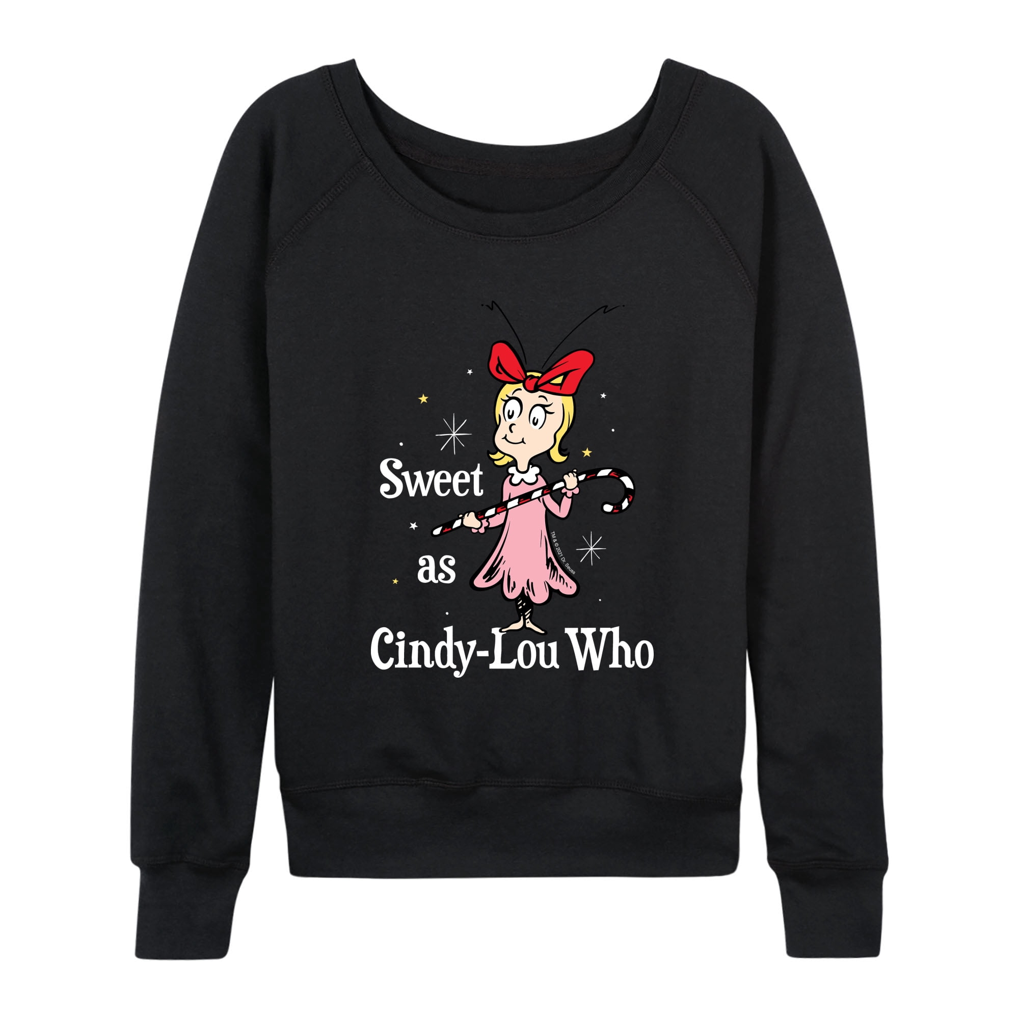 The Grinch - Sweet As Cindy Lou Who - Women's French Terry Long Sleeve ...