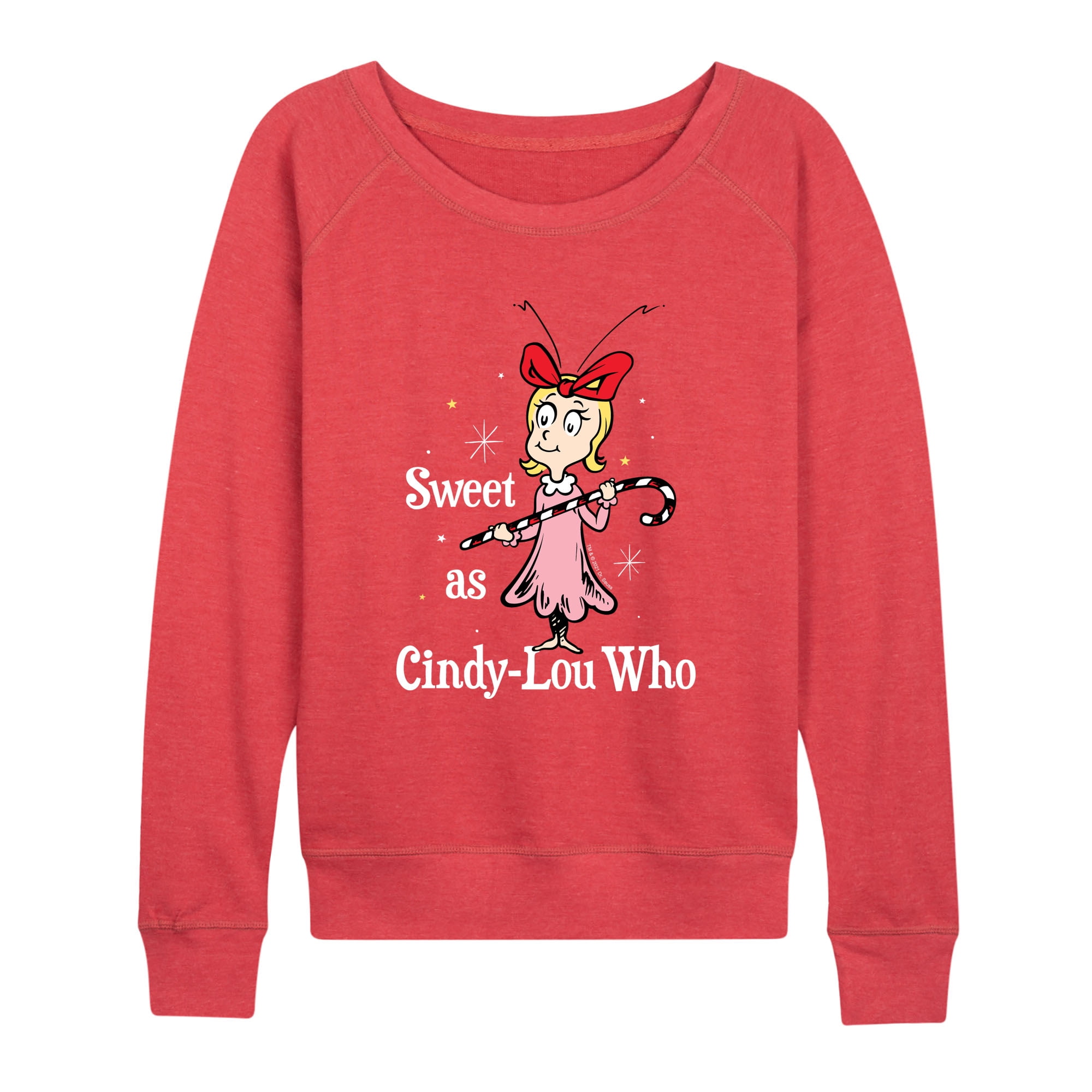 The Grinch - Sweet As Cindy Lou Who - Women's French Terry Long Sleeve ...