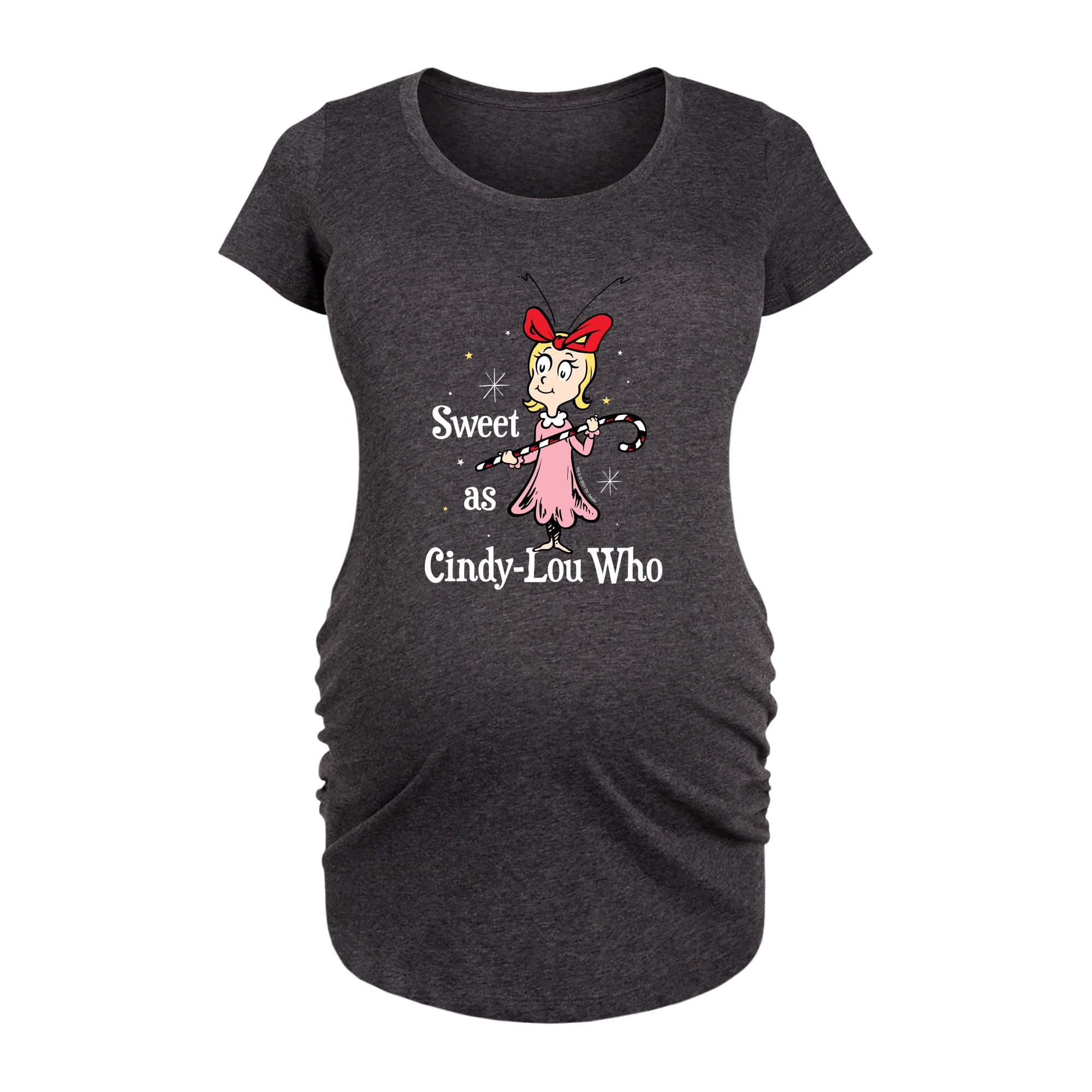 The Grinch - Sweet As Cindy Lou Who - Women's Maternity Scoop Neck ...
