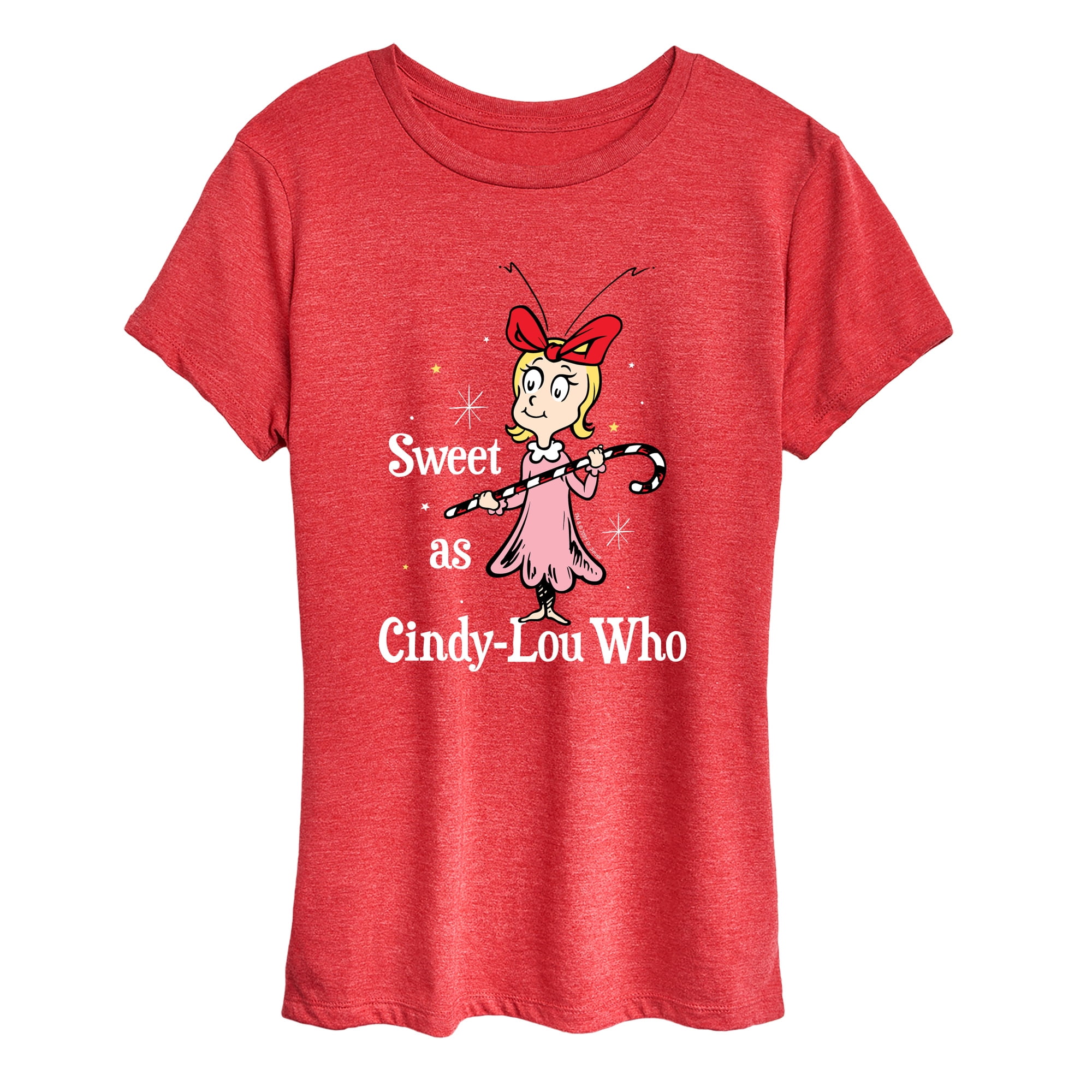 The Grinch - Sweet As Cindy Lou Who - Women's Short Sleeve Graphic T ...