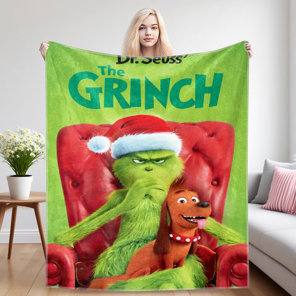 The Grinch Throw Blankets Girls Gift Birthday Christmas 50 X 60 in ...