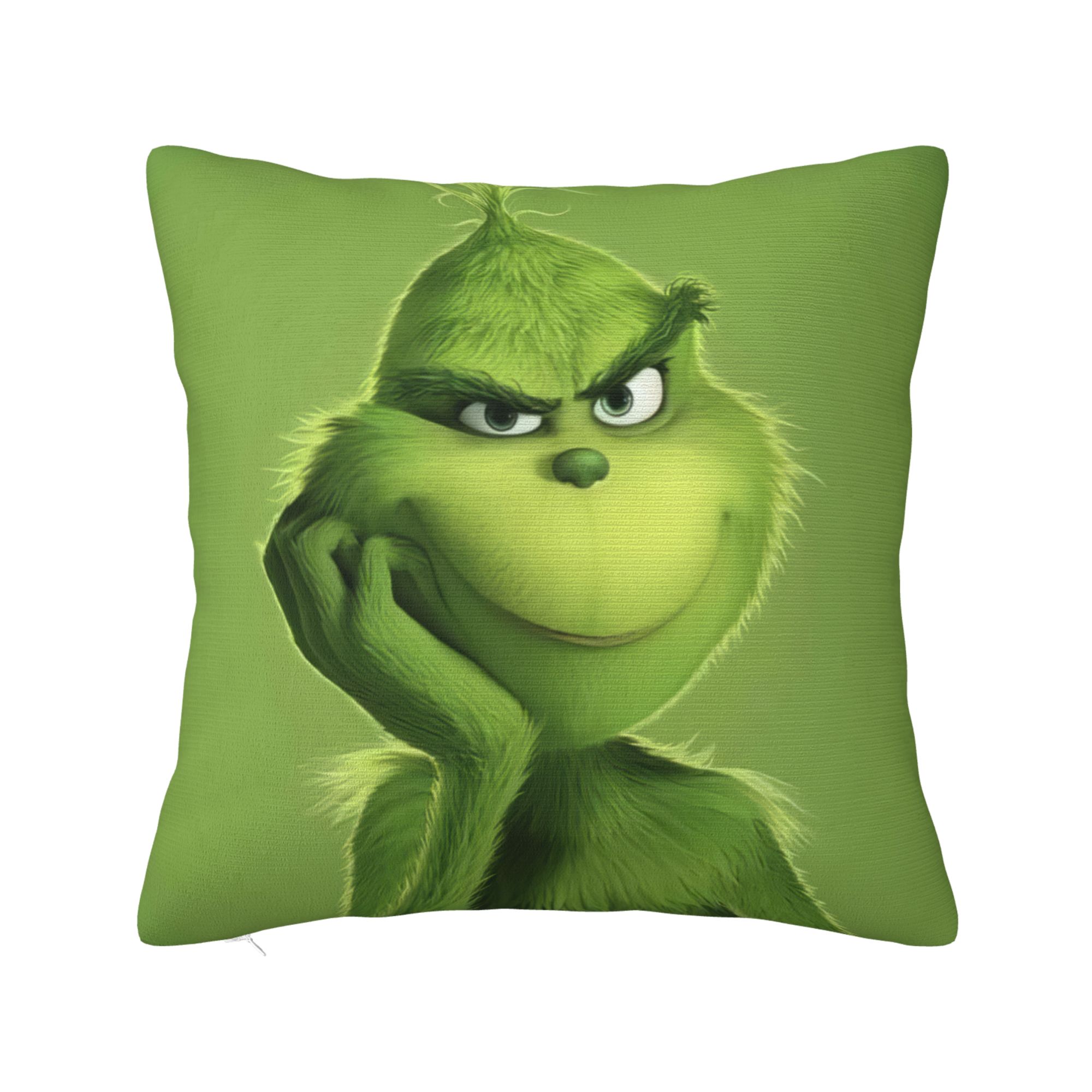 The Grinch Throw Pillow Covers, Polyester Decor Pillow Covers Fall ...