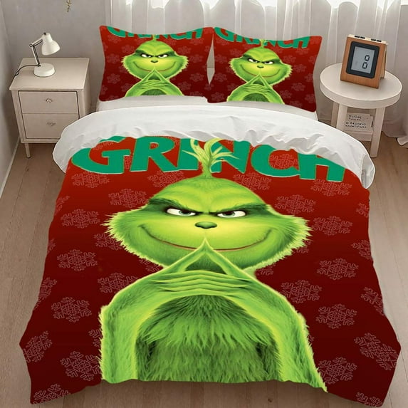 The Grinch Toddler Bedding Set for Girls Boys Child Sheet Comforter ...