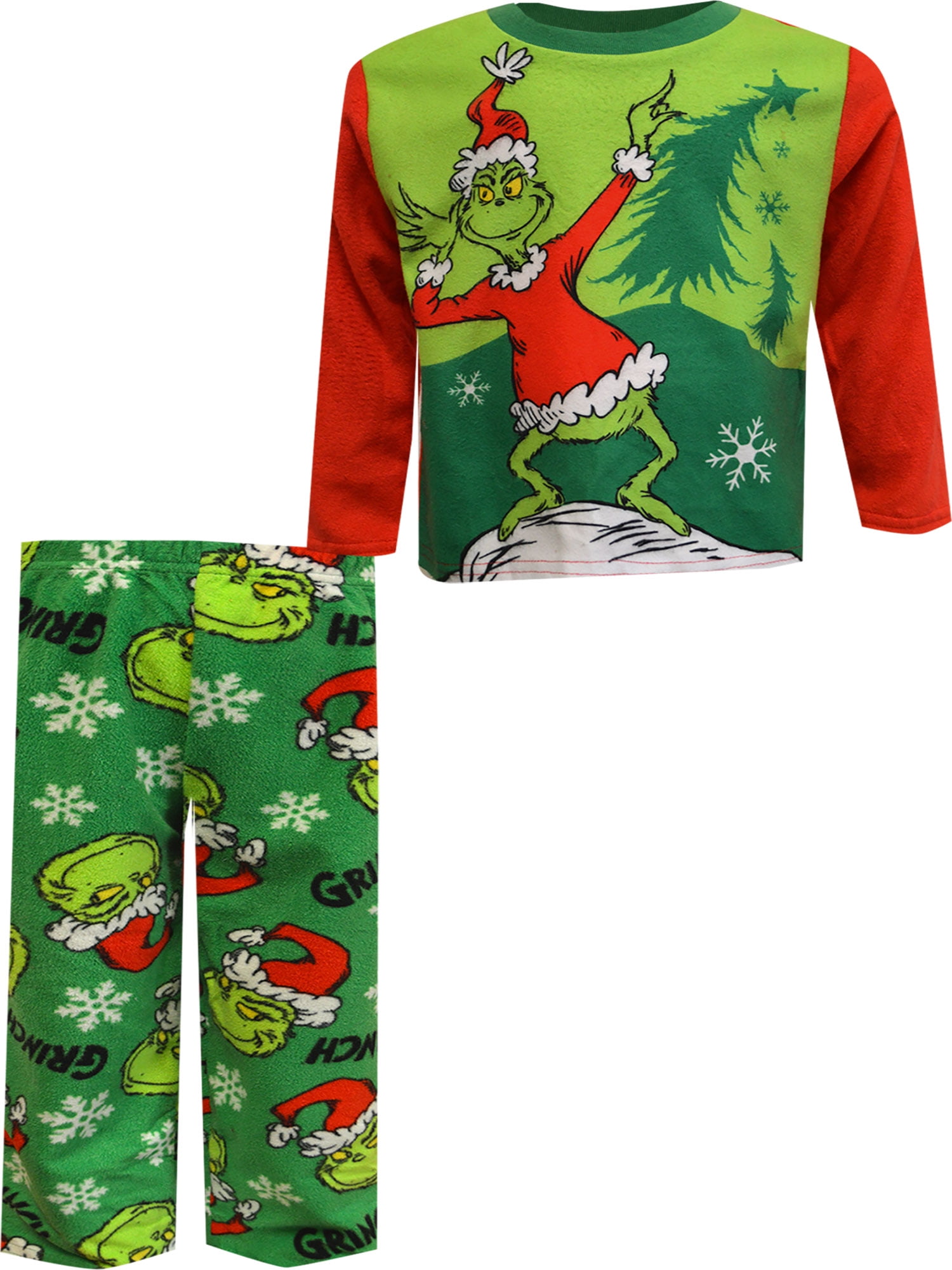 Komar Kids, The Grinch Toddler Christmas Pajama Set, Fleece, Size 3T ...