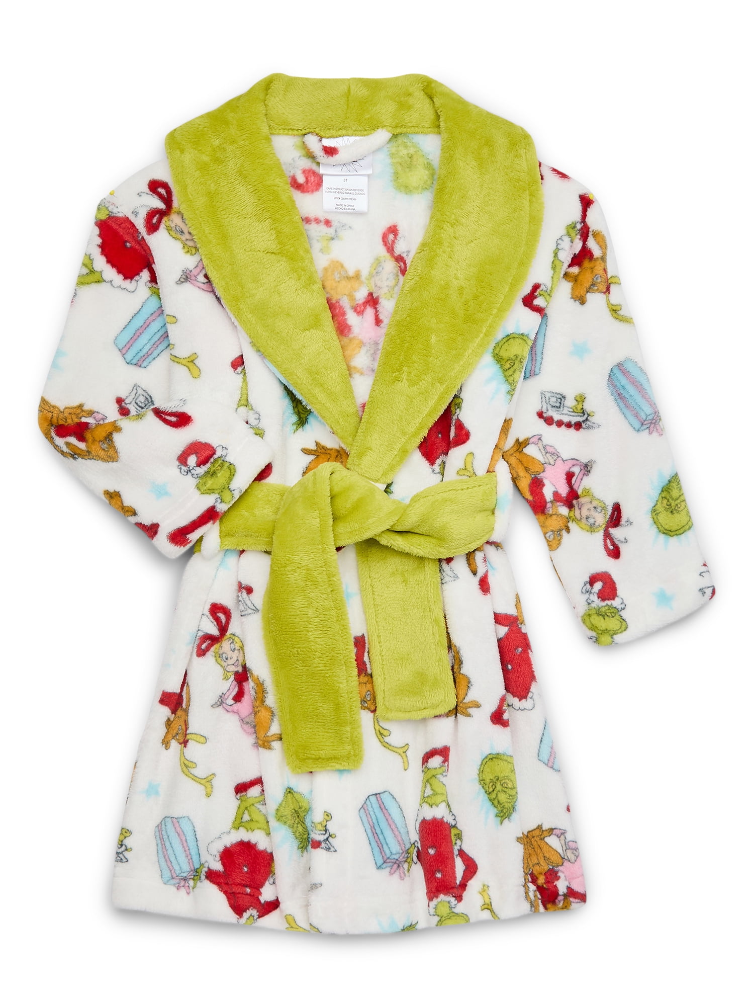 The Grinch Toddler Boys or Girls Robe, Size 12M-5T - Walmart.com