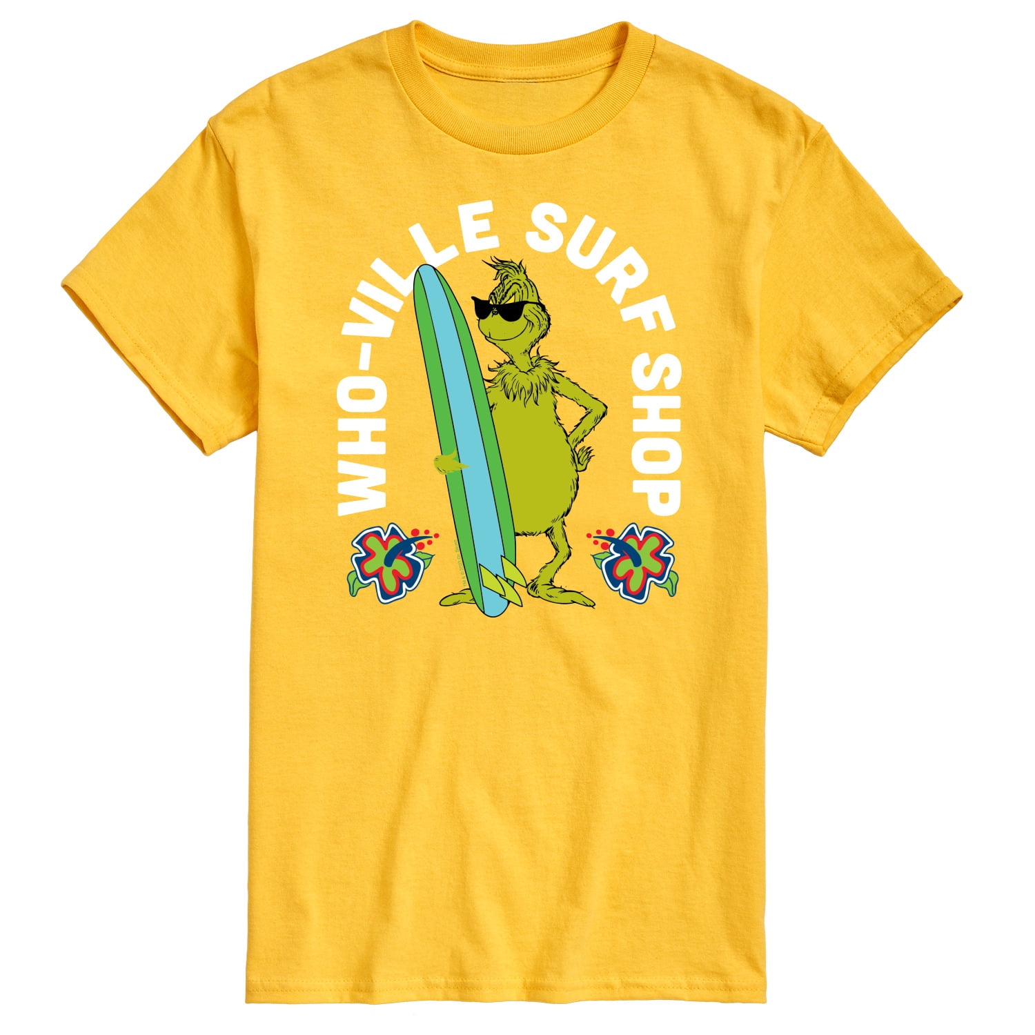 The Grinch - Whoville Surf Shop - Men's Short Sleeve Graphic T-Shirt ...