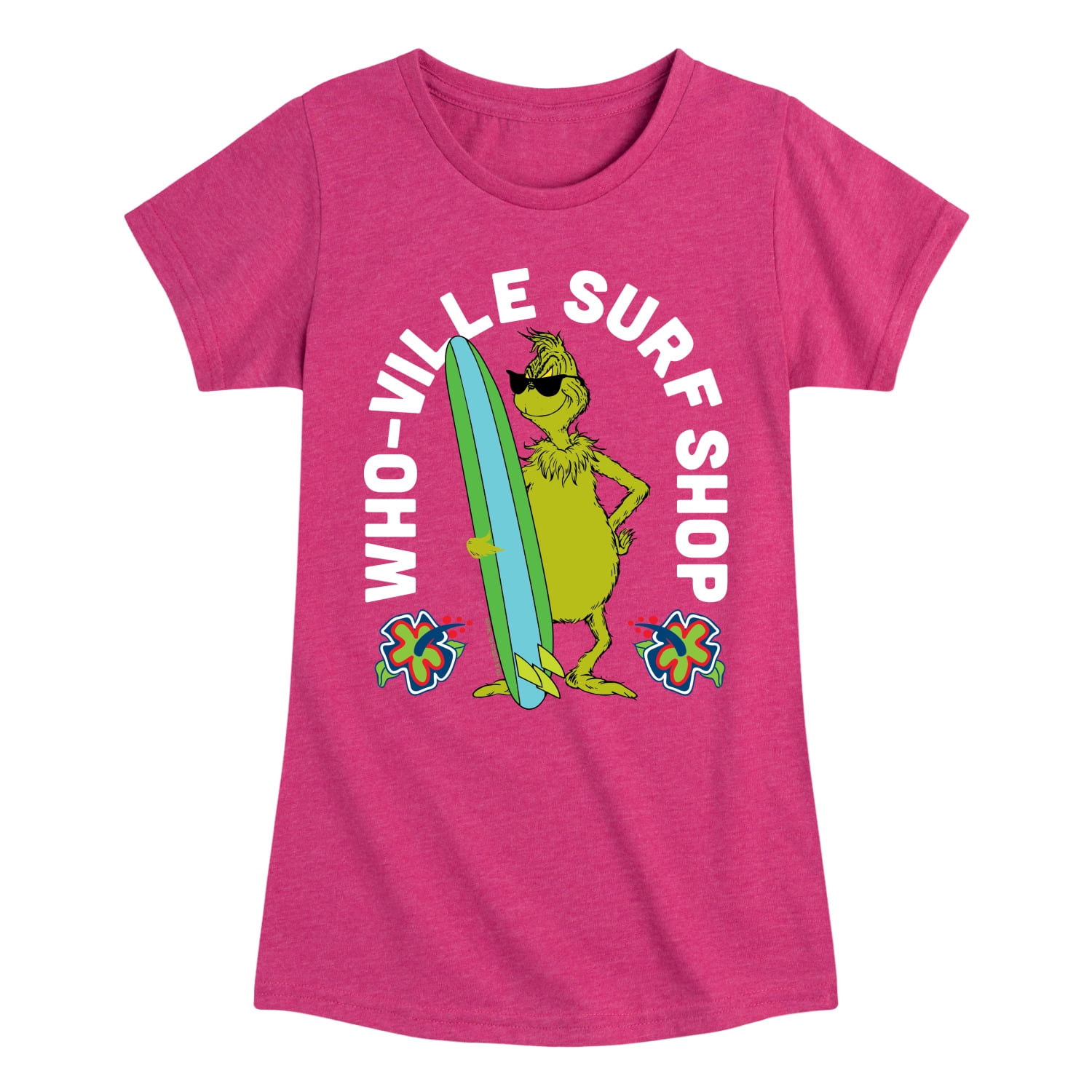 The Grinch - Whoville Surf Shop - Toddler & Youth Girls Short Sleeve ...