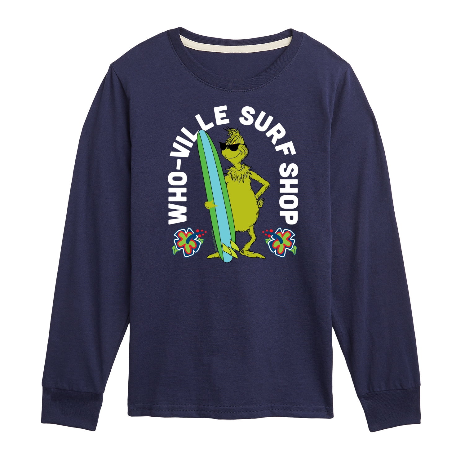 The Grinch - Whoville Surf Shop - Toddler & Youth Long Sleeve Graphic T ...
